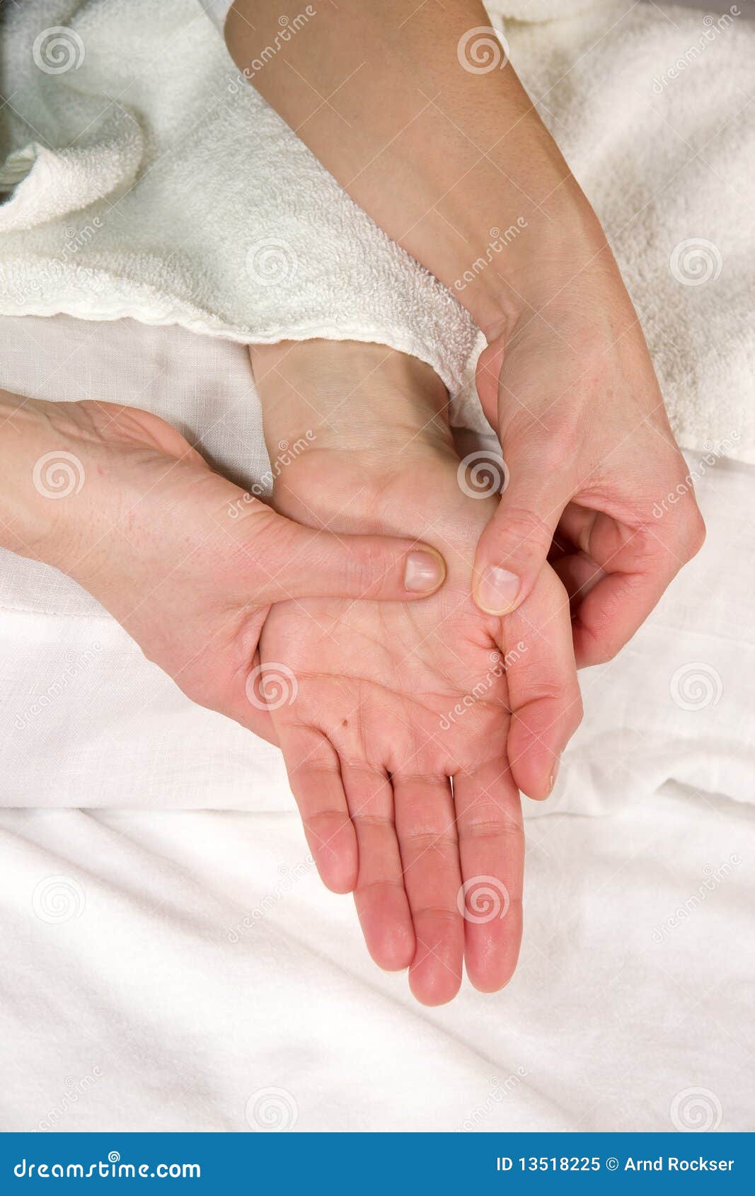 Hand reflex zone massage stock image. Image of doctor - 13518225