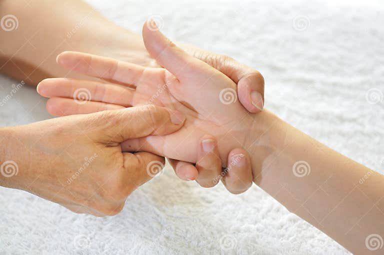 Hand Reflexology Series 2 stock image. Image of physiotherapy - 5194965