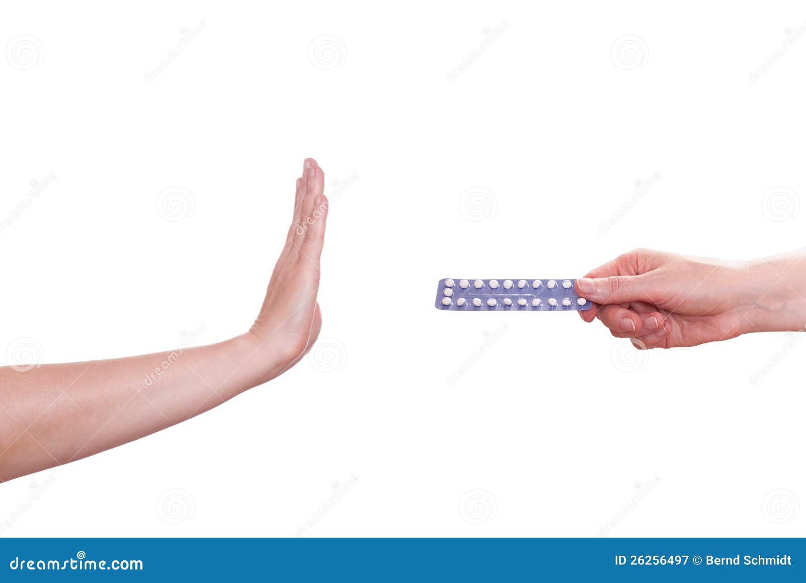 Hand is refusing pills stock image. Image of refusal - 26256497