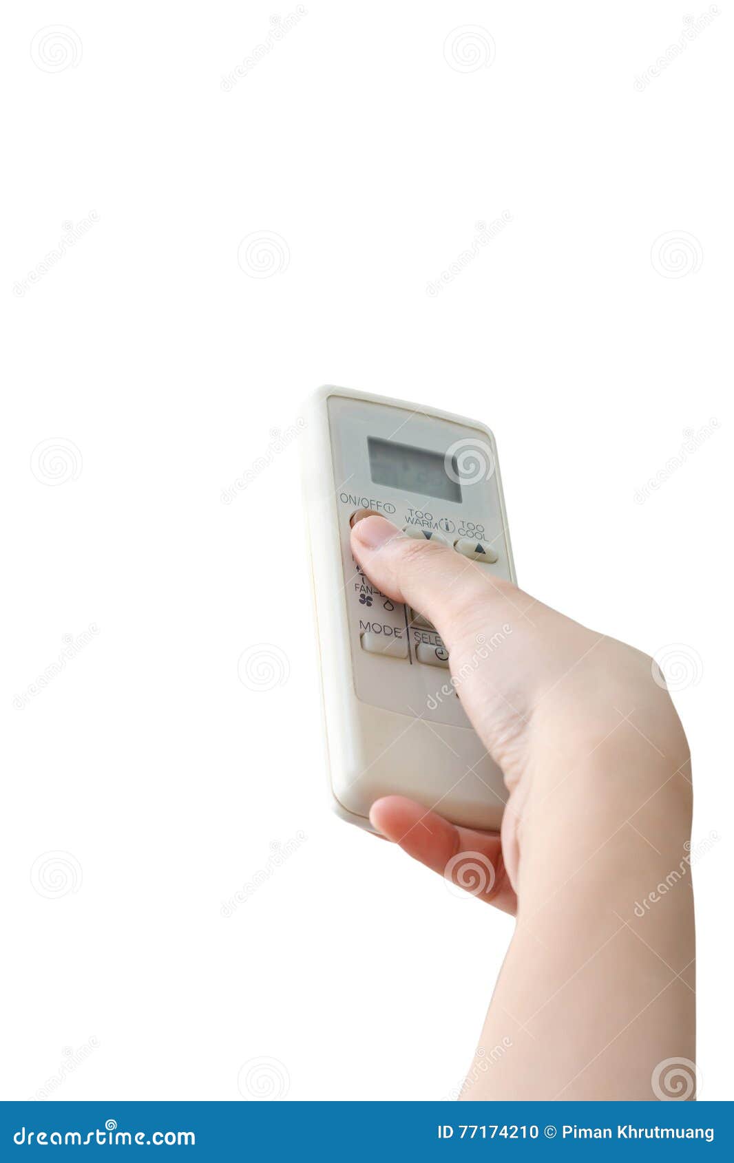 Hand with remote control stock photo. Image of remote - 77174210