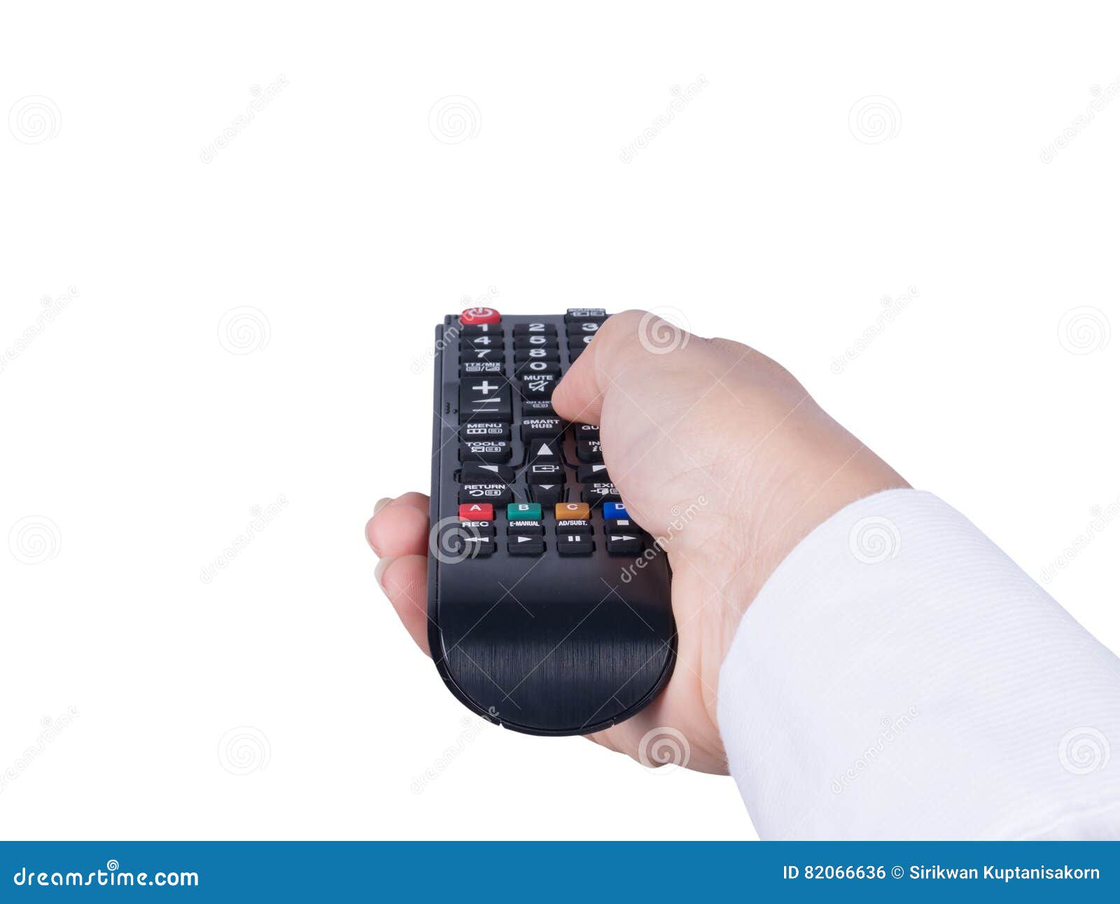 Remote Pointing Towards Television Stock Photo | CartoonDealer.com ...