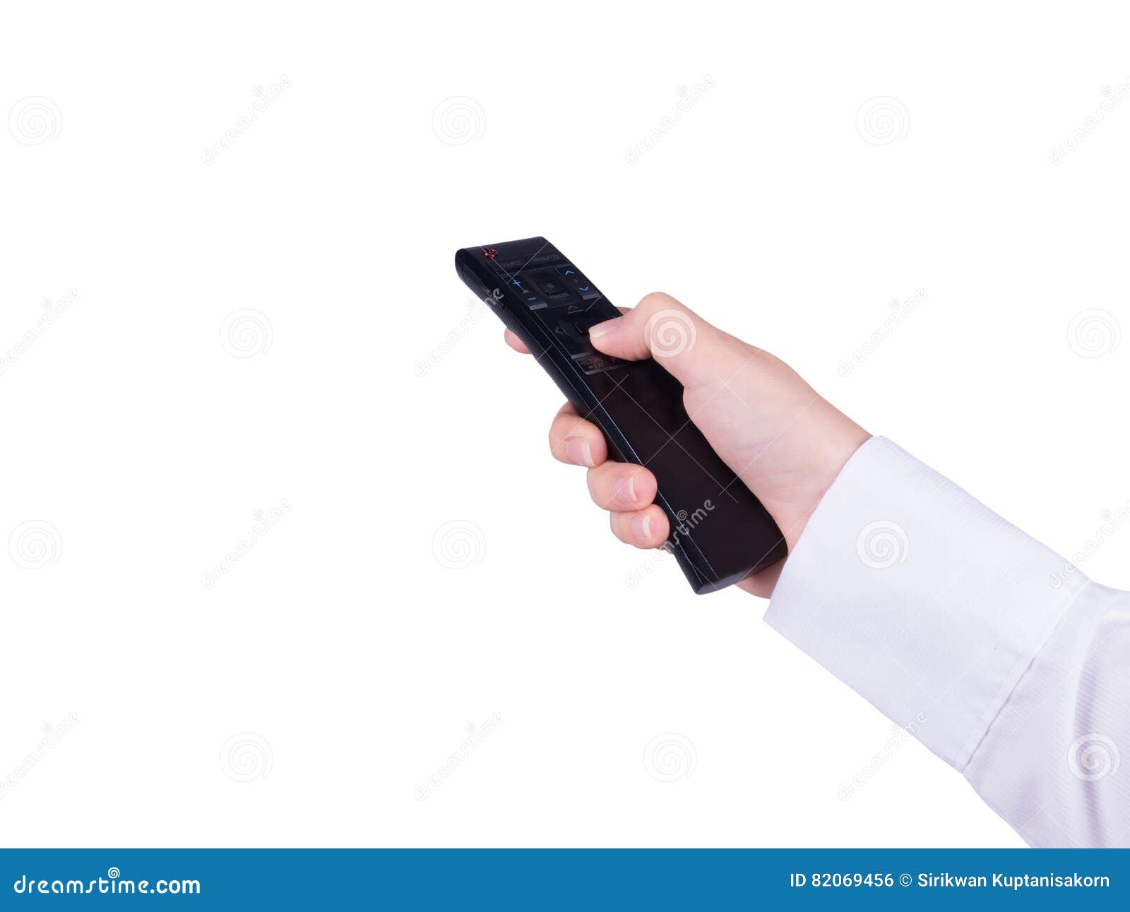 Hand with Remote Control Pointing Forward Stock Photo - Image of ...