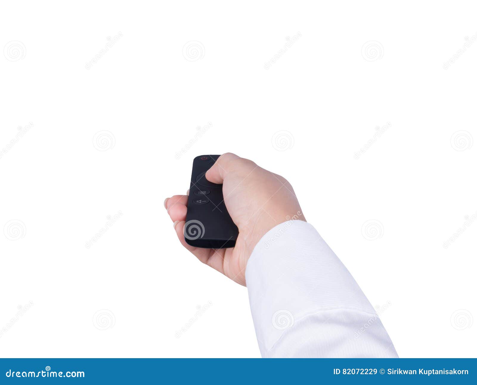 Hand with Remote Control Pointing Forward Stock Image - Image of ...