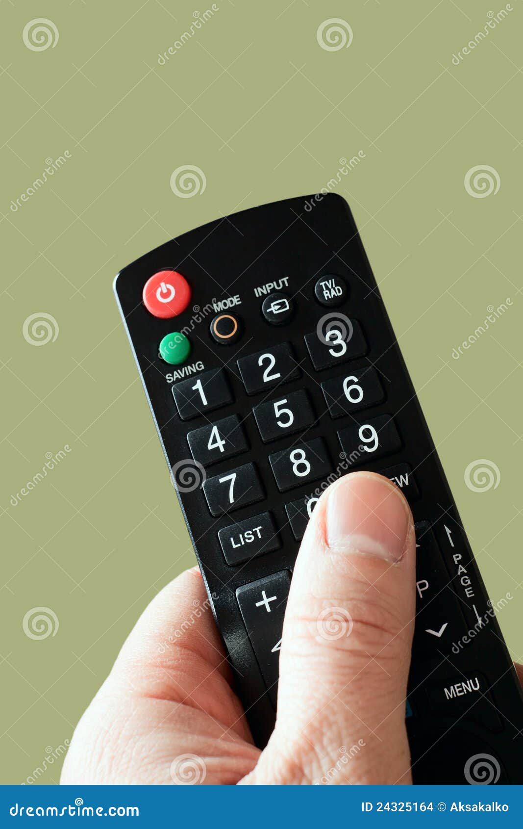Hand with a Remote in Front Stock Photo - Image of remote, button: 24325164