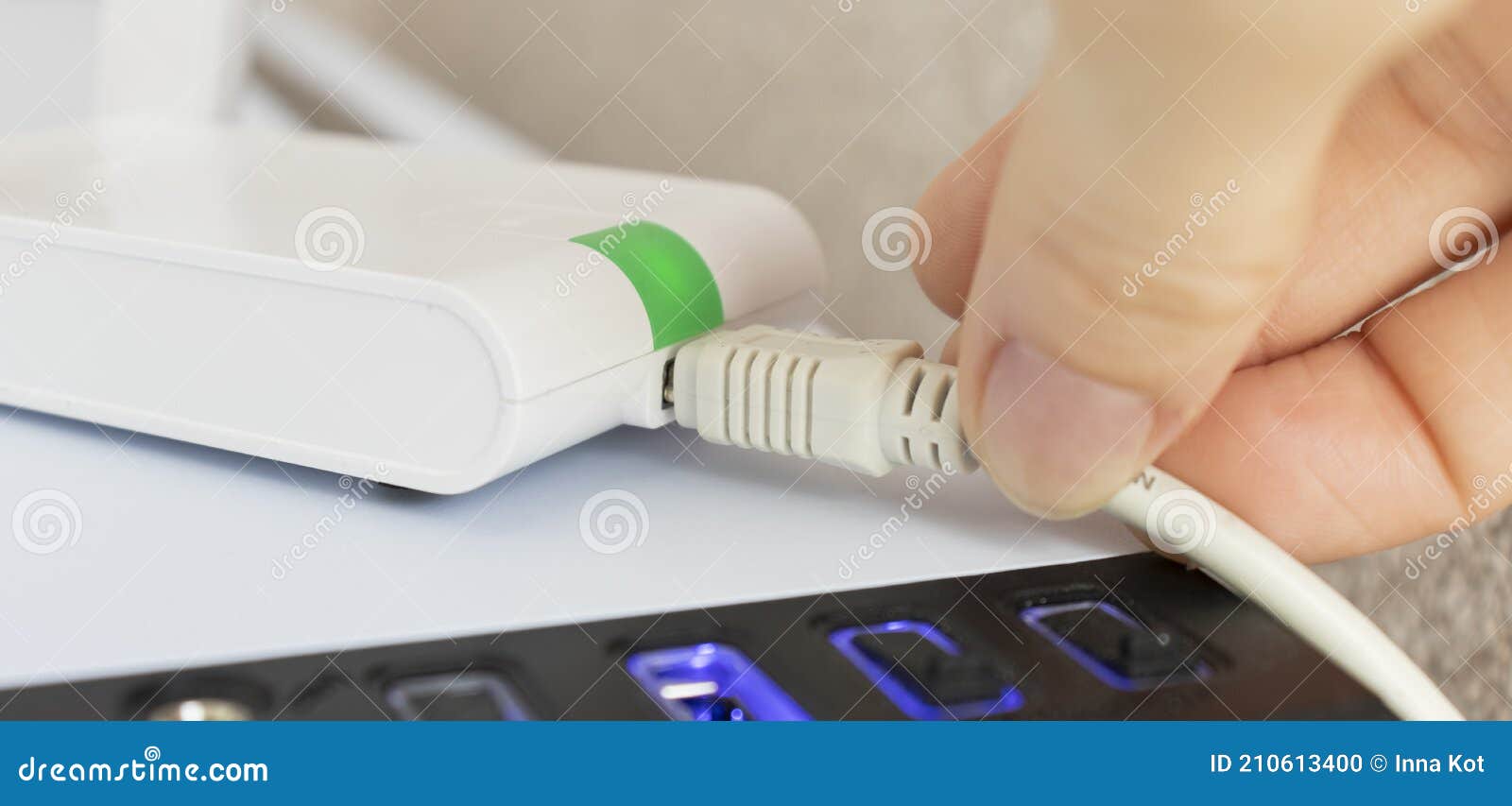 Hand Removing Plug from Outlet, USB Charger Stock Photo - Image of plug ...