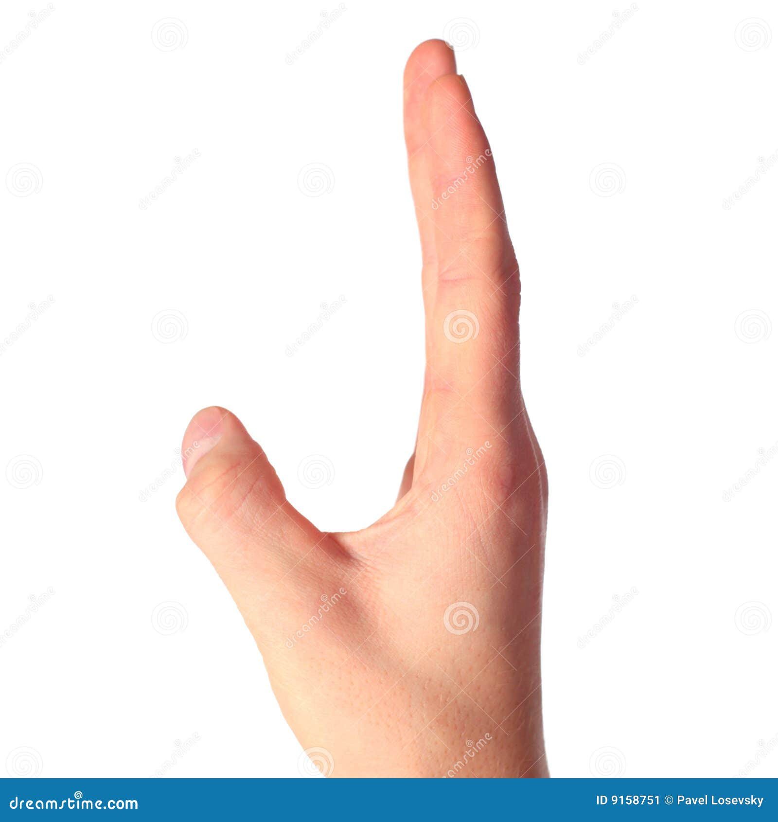 Hand Represent Letter D Stock Photography | CartoonDealer.com #9158714