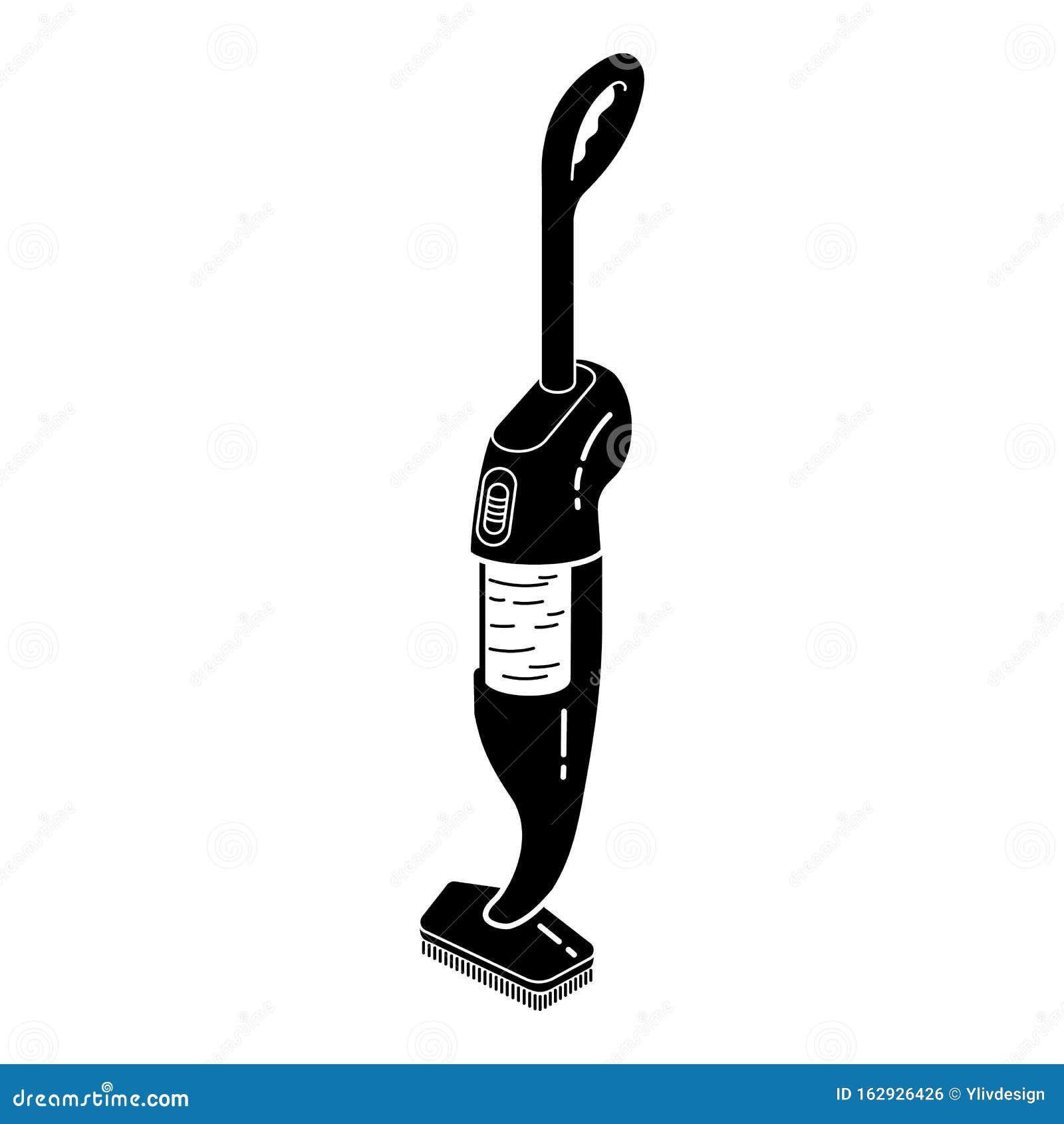 Hand Retro Vacuum Cleaner Icon, Simple Style Stock Vector ...