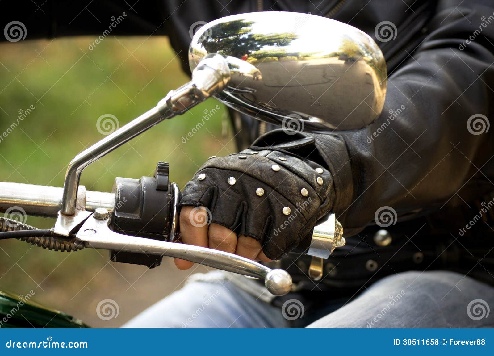 Hand Rider On The Handlebars Stock Photography | CartoonDealer.com ...