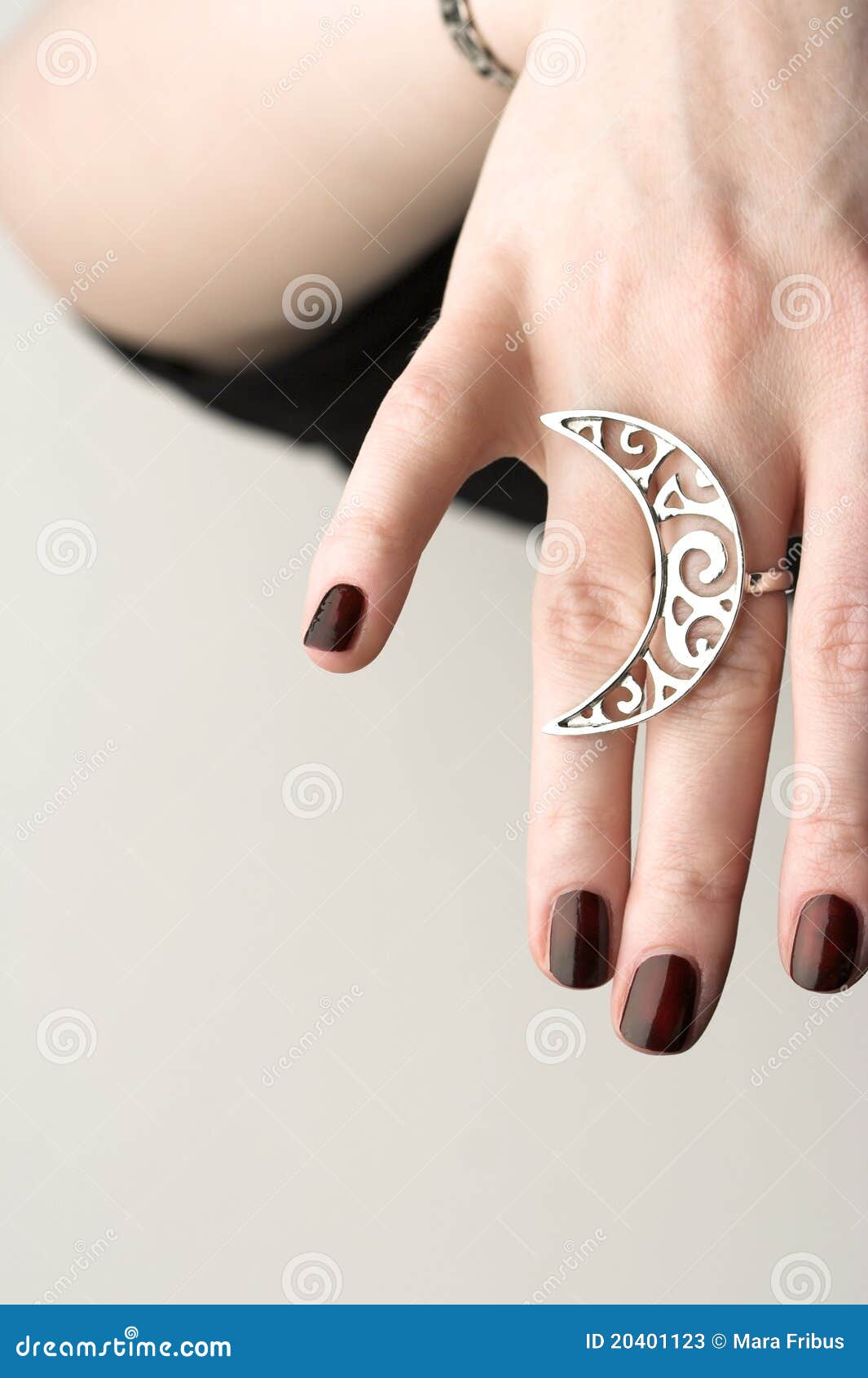 Hand with a ring stock image. Image of moon, craft, ornate - 20401123