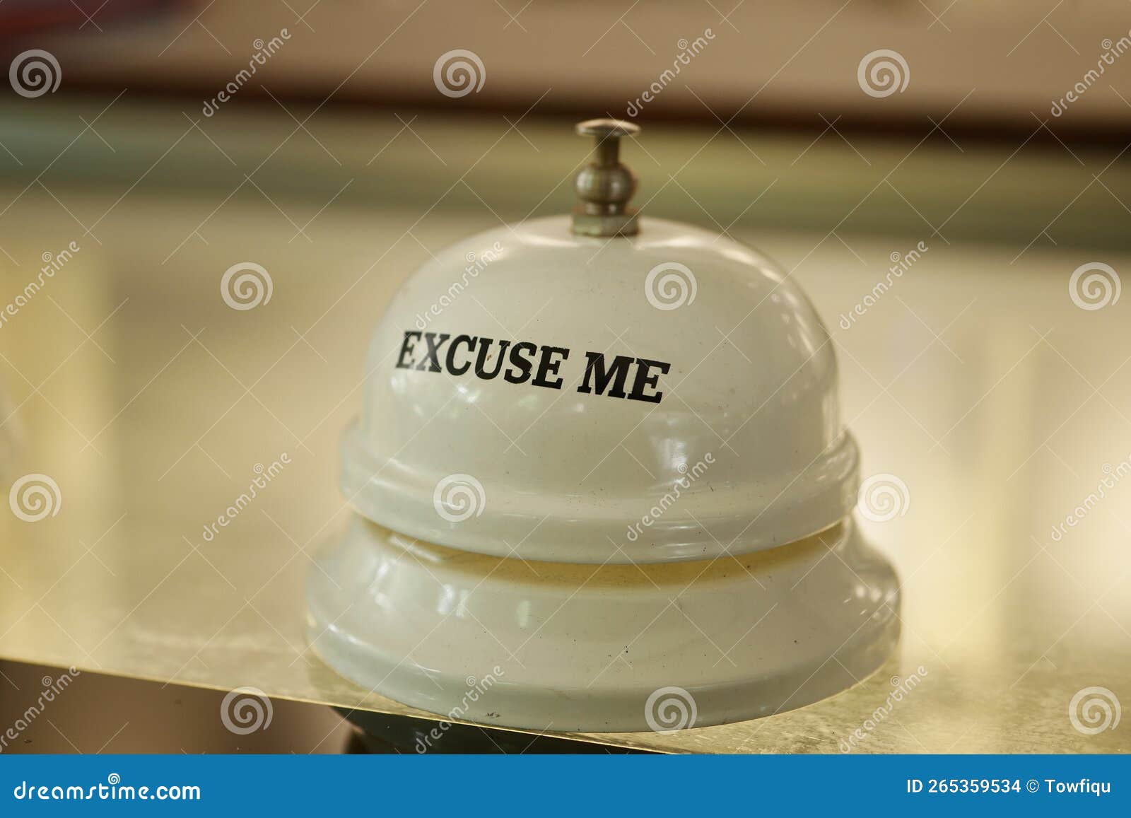 Hand Ringing in Service Bell Stock Photo - Image of bell, call: 265359534