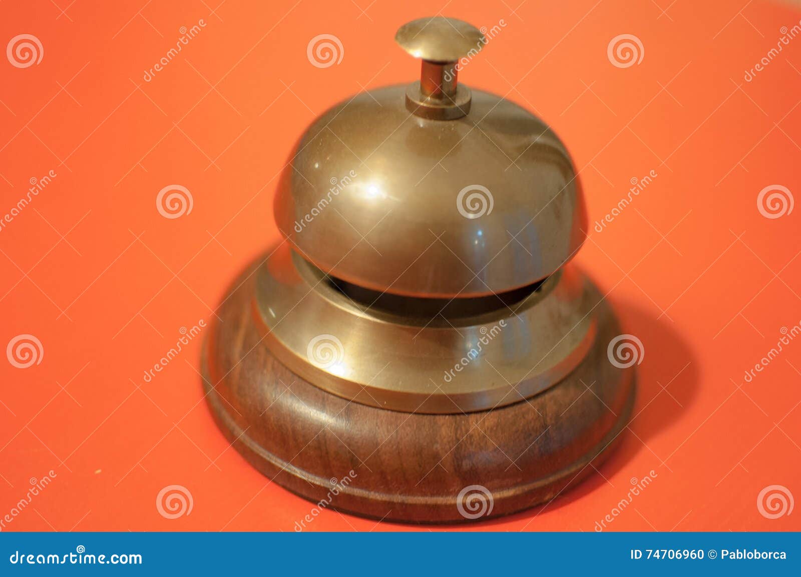 Hand ringing service bell stock photo. Image of urgency - 74706960