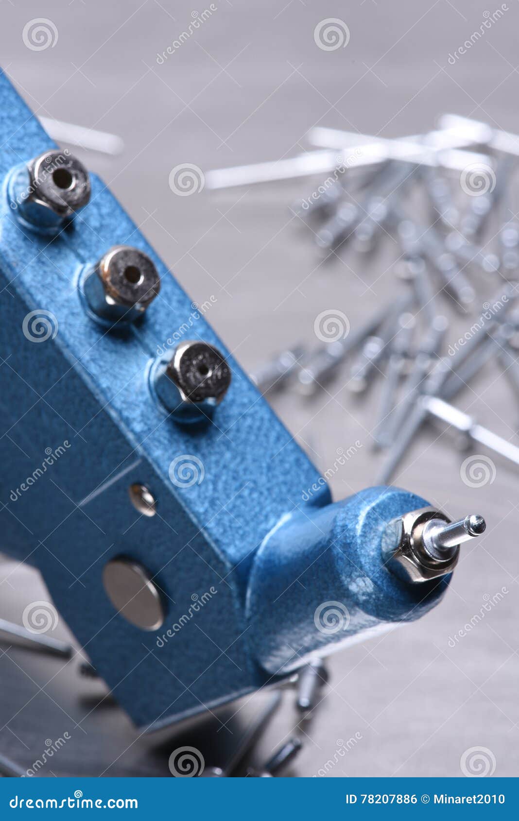 Hand Rivet To Install Steel Threaded Rivets Stock Photography ...