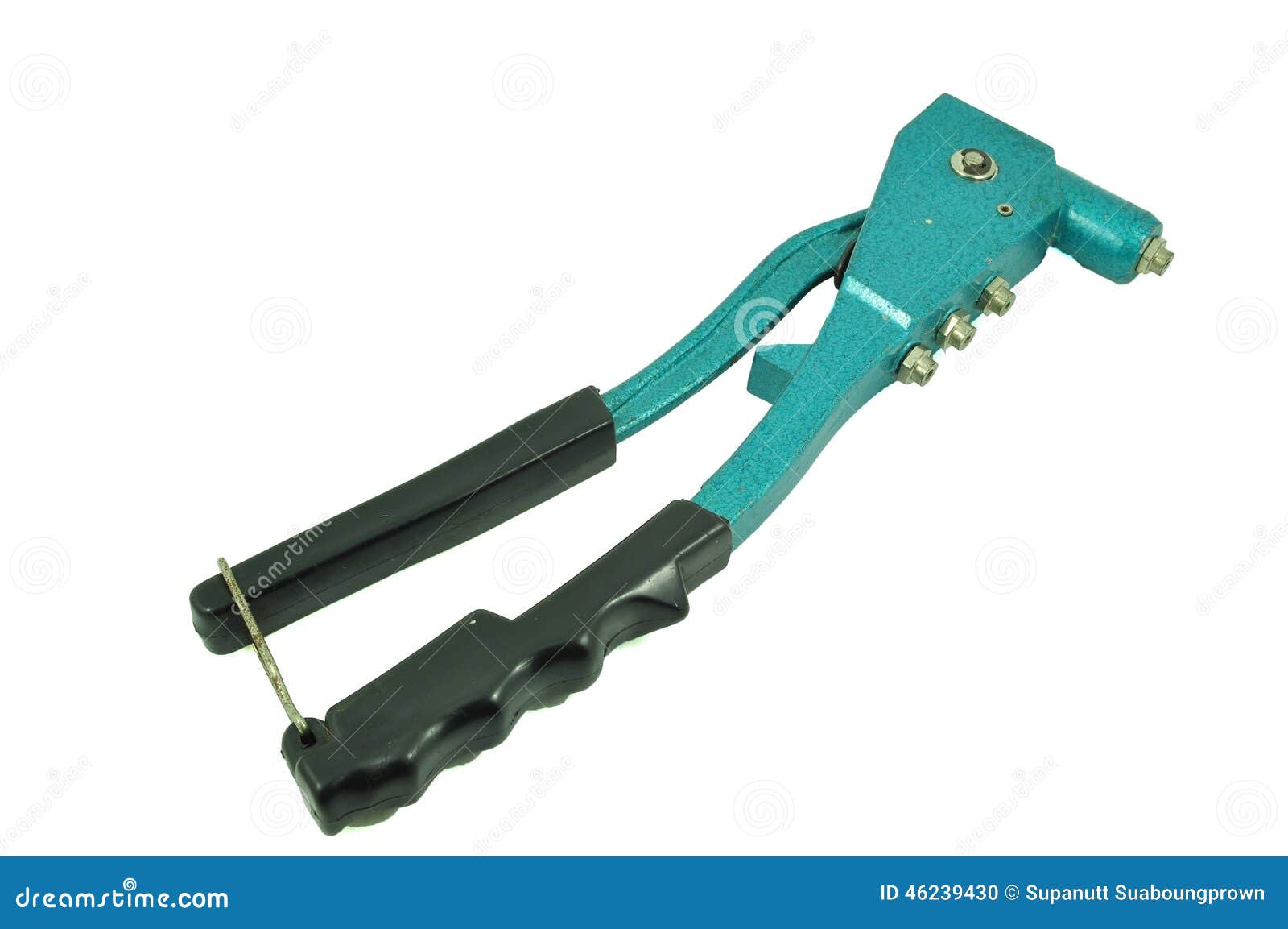 Hand riveter stock photo. Image of steel, handle, metal - 46239430