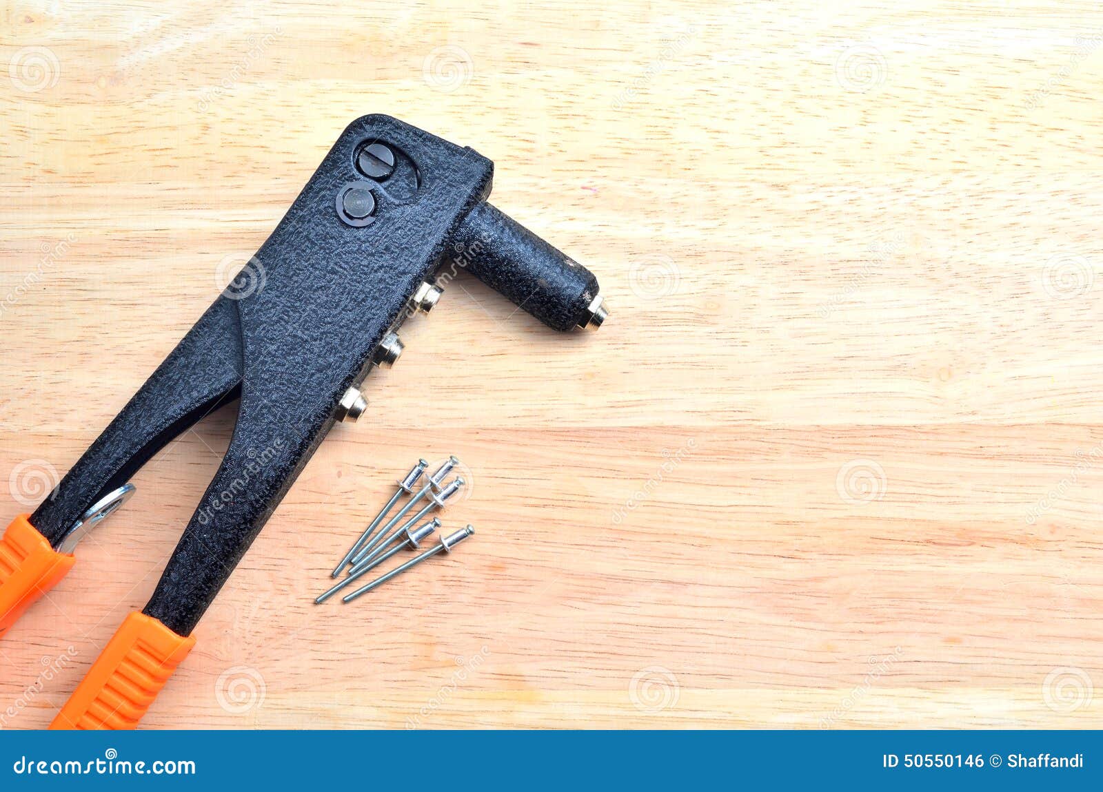 Hand Riveter stock photo. Image of table, industry, bolts - 50550146