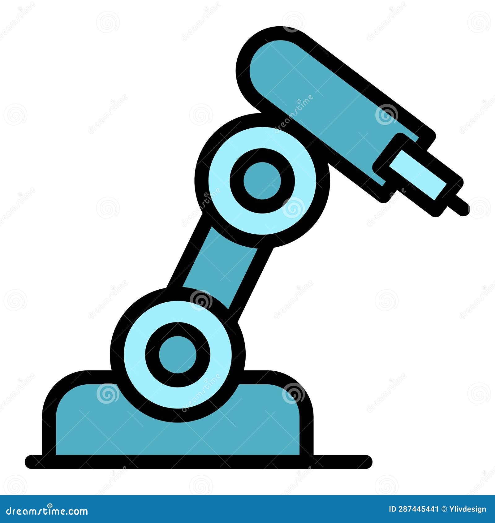 Robot Welder In Automobile Industry. White Robots Laser Welding Car ...