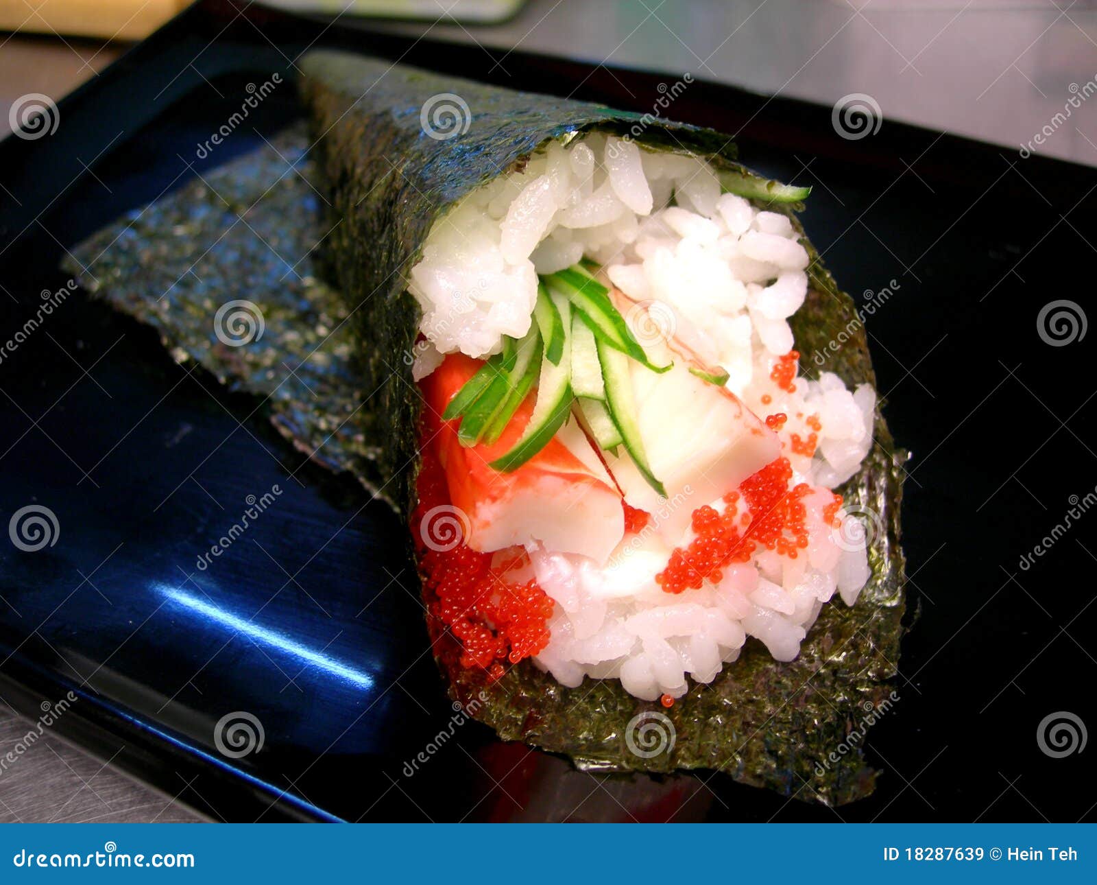Hand roll stock image. Image of white, meat, asia, tradition - 18287639