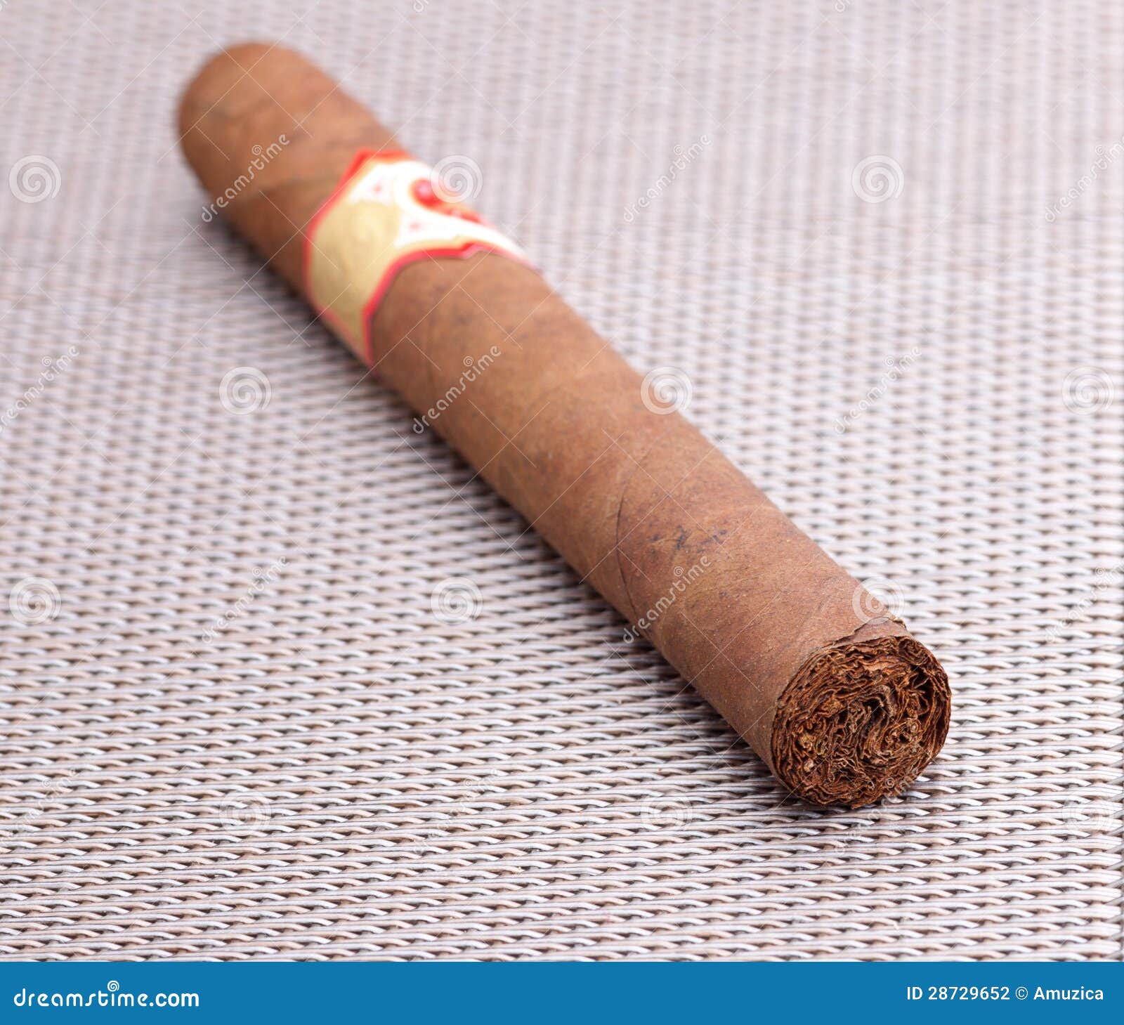 Hand-rolled cigar stock photo. Image of cuba, detail - 28729652