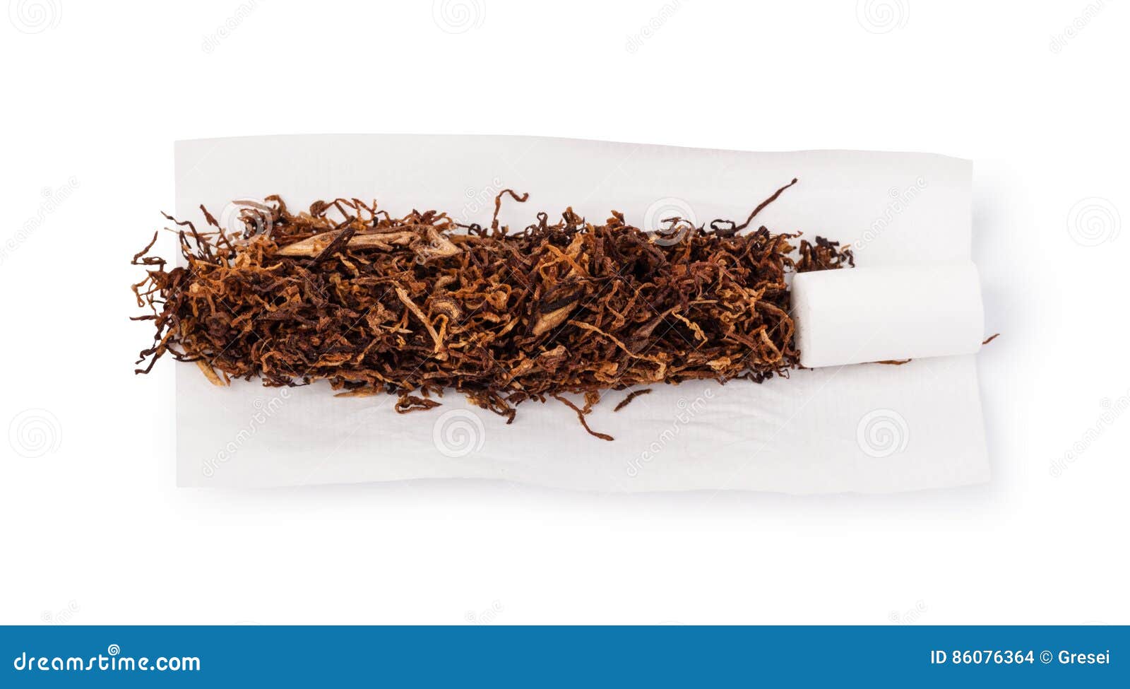 Hand rolled cigarettes stock photo. Image of roll, medicine - 86076364