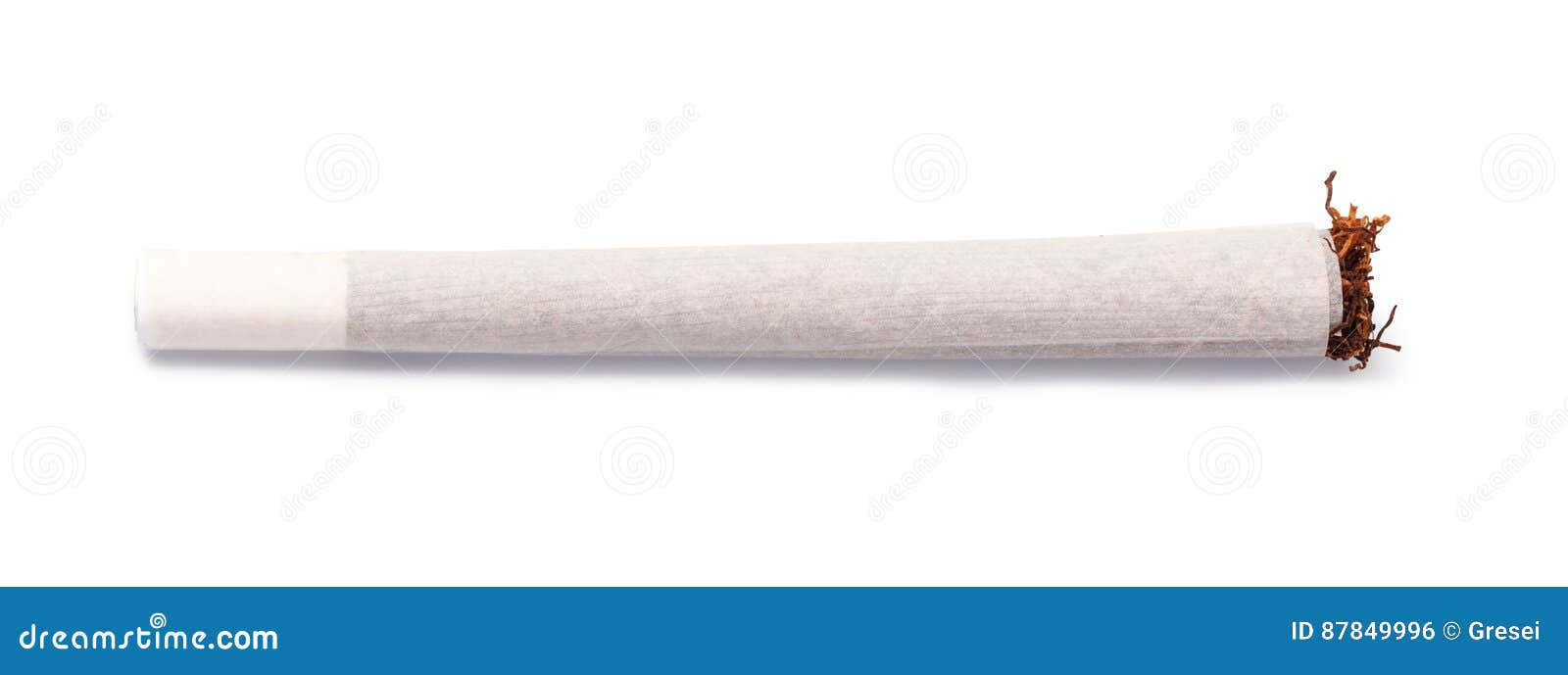 Joint Cigarettes Hand Rolled In Row Tobacco Stock Photography ...
