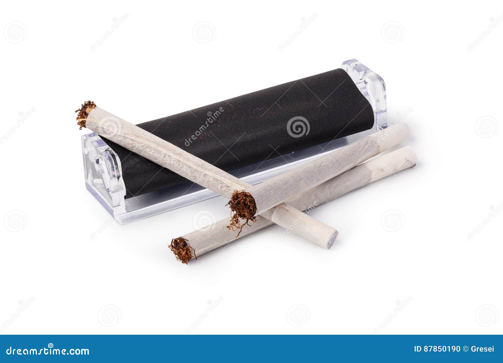 Hand rolled cigarettes stock photo. Image of nicotine - 87850190