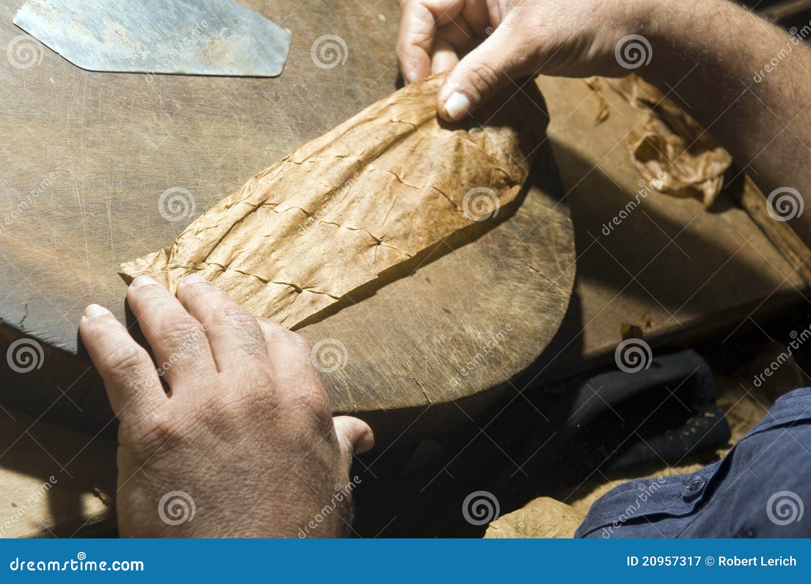 Hand Rolling Cigar Production Stock Image - Image of cigars, hand: 20957317