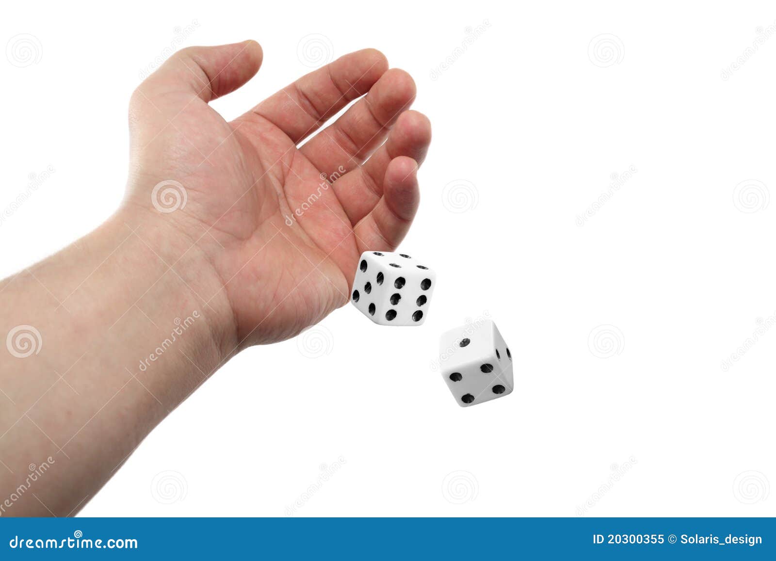 Hand Rolling Dice