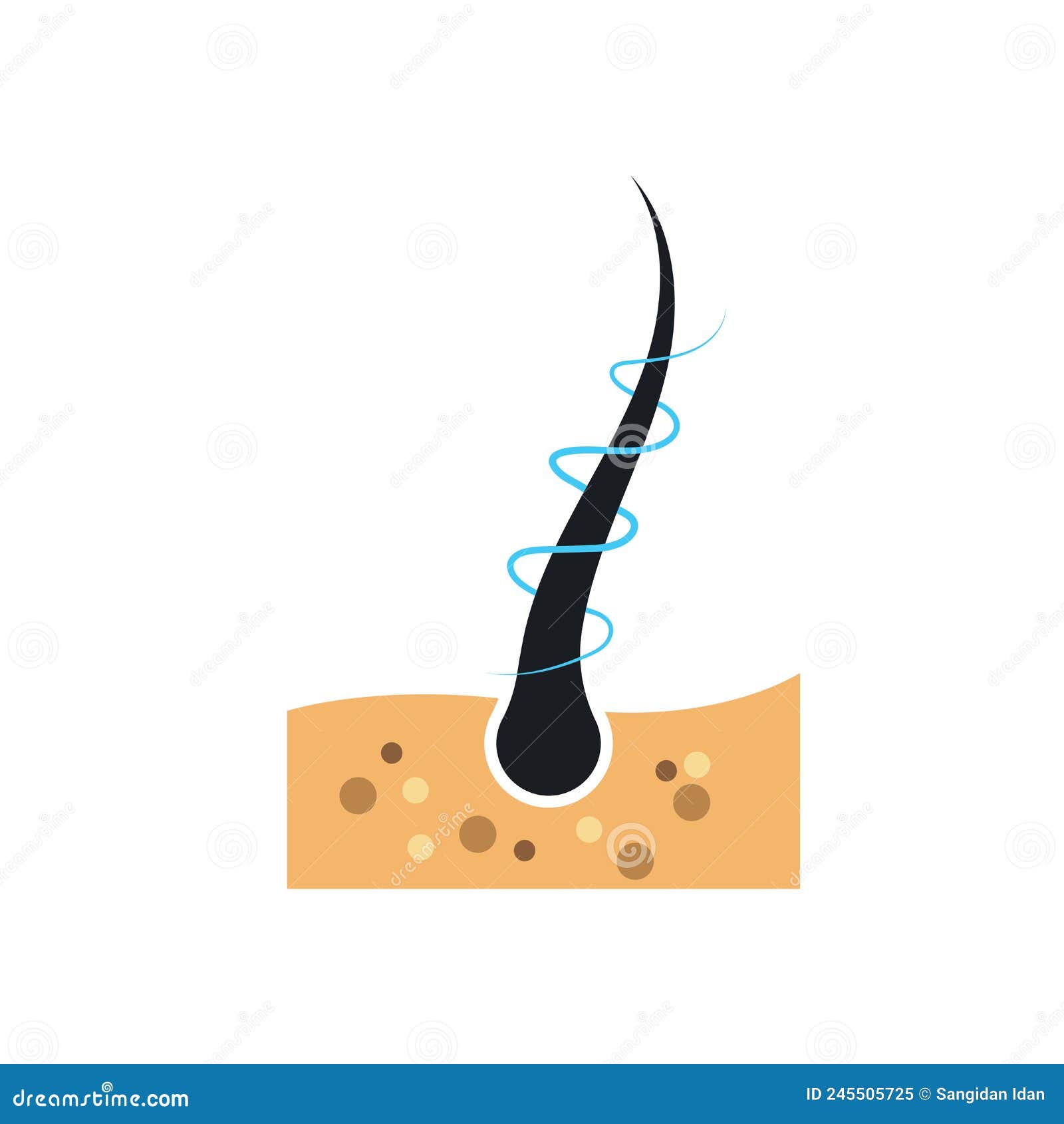 Hand Root Protection Icon Template Vector Concept Design Stock Vector ...