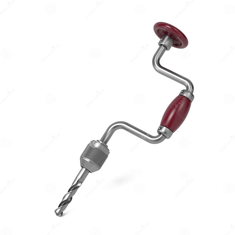Hand Rotation Drill. stock illustration. Illustration of build - 30076898