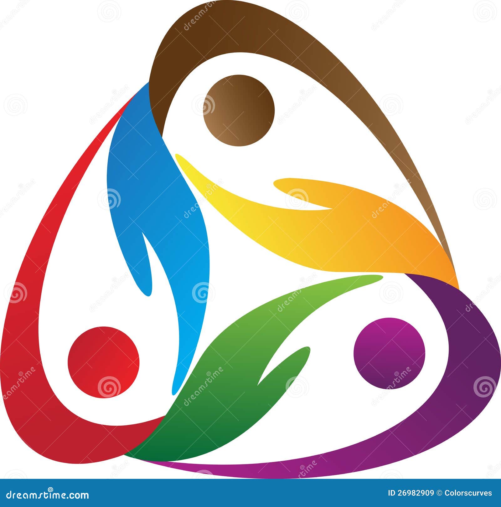 Hand rotation people stock vector. Illustration of celebrate - 26982909