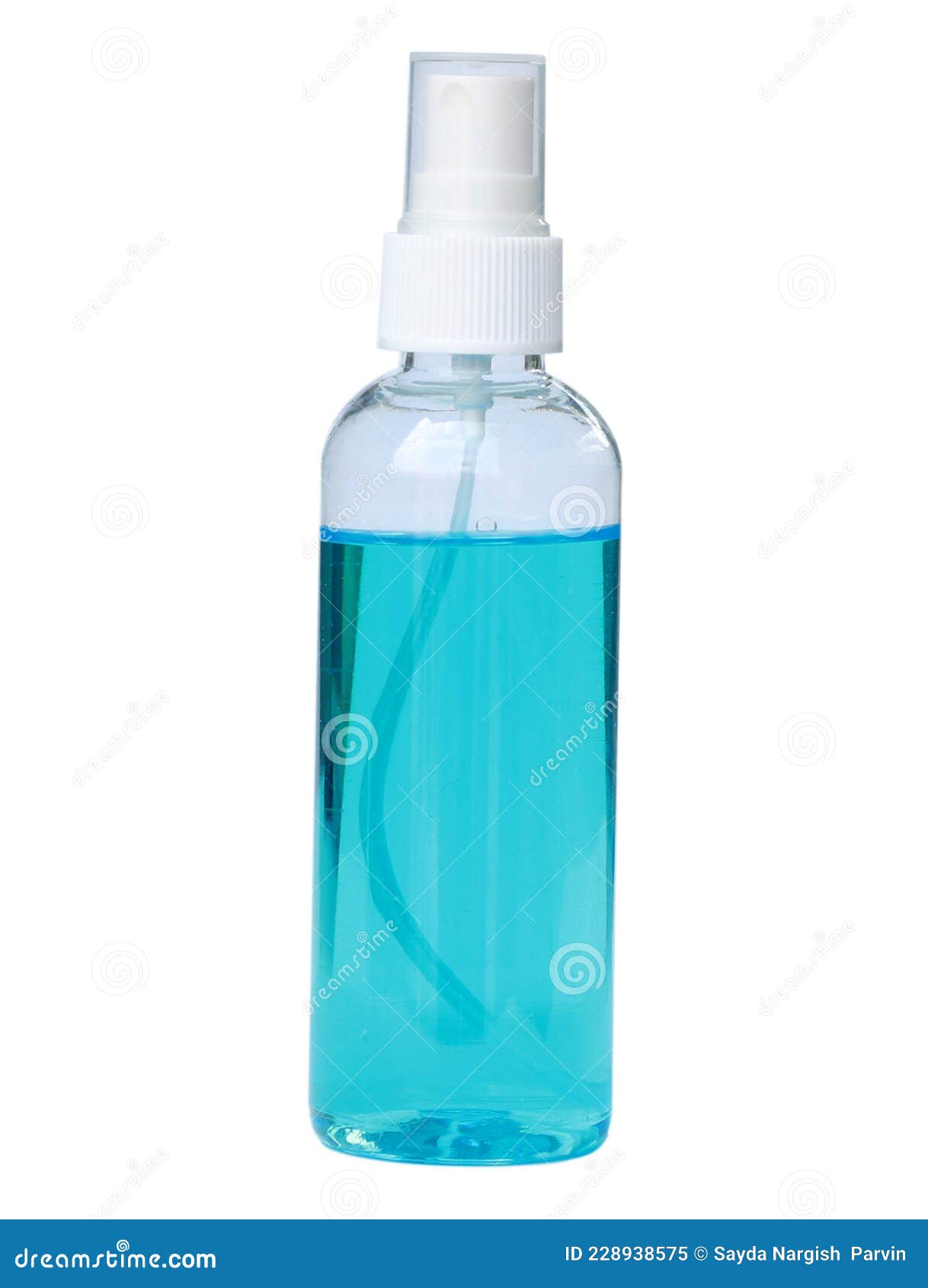 Hand Rub Hexisol and Hand Sanitizer Over White Background Stock Image ...