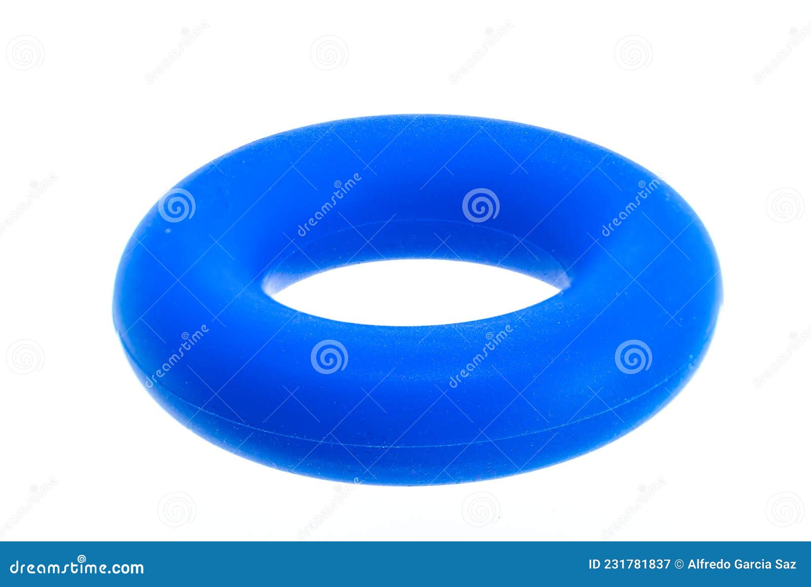Hand Rubber Blue Expander, Hand Gripper Isolated on White Background ...
