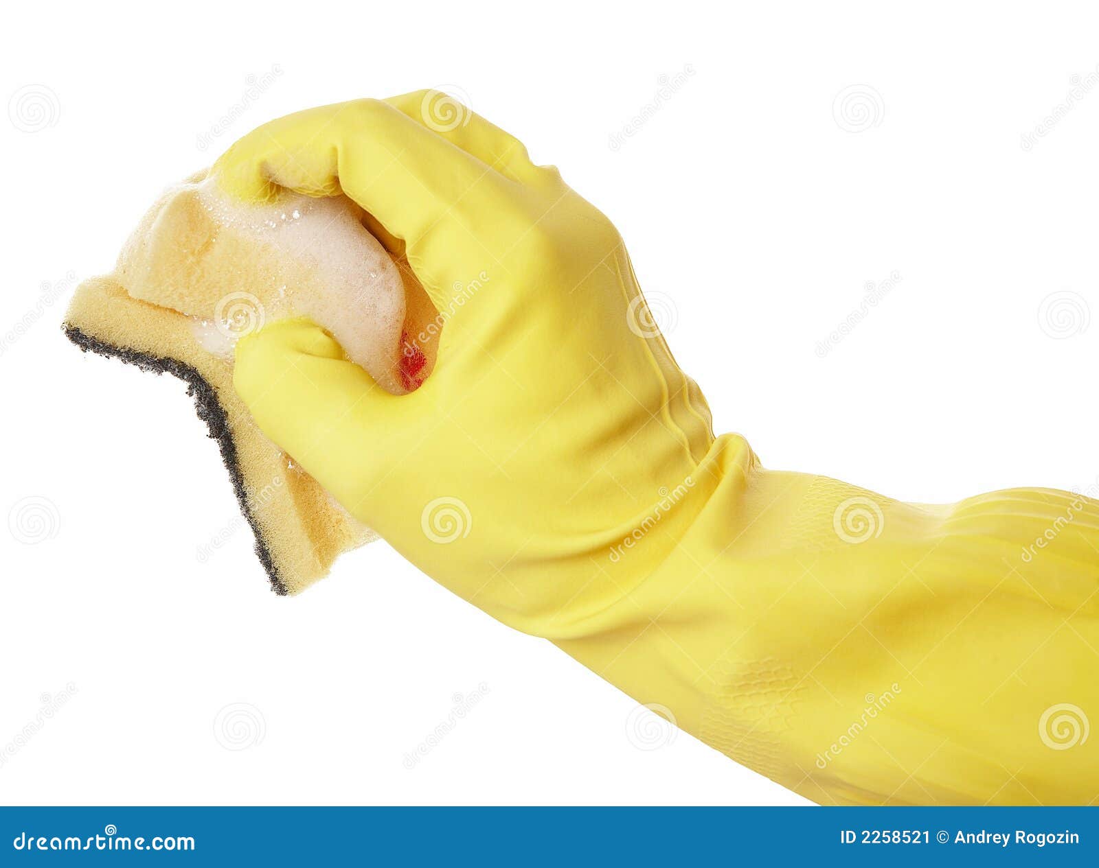 Hand In Rubber Glove 05 Picture. Image: 2258521