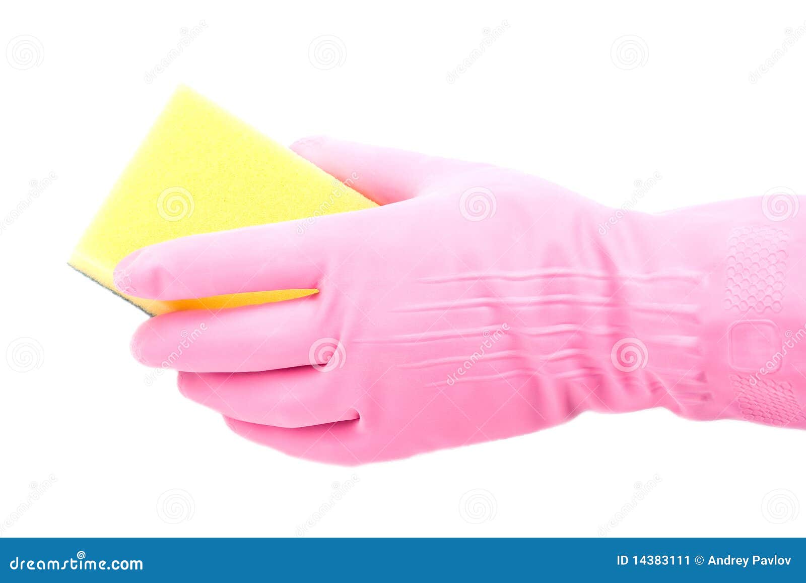 Hand in rubber glove stock image. Image of nonconductor - 14383111