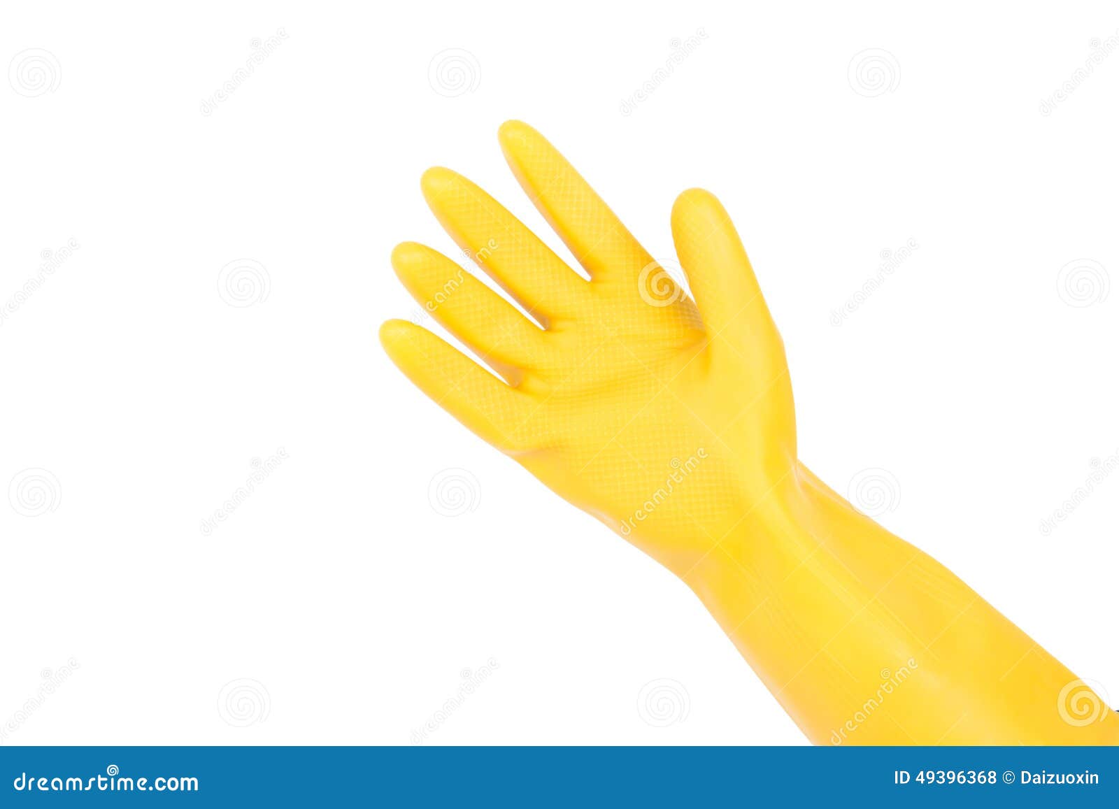 Hand in rubber glove stock photo. Image of maid, protection - 49396368