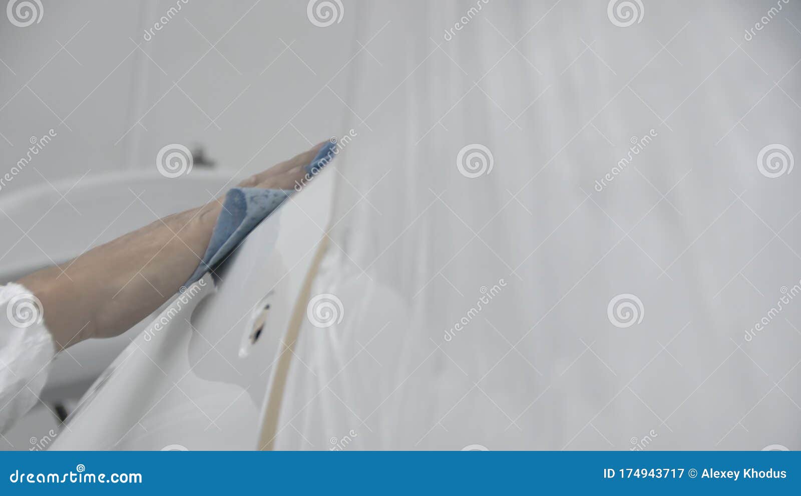 Hand Rubbing Element of a Painting Machine Stock Image - Image of black ...