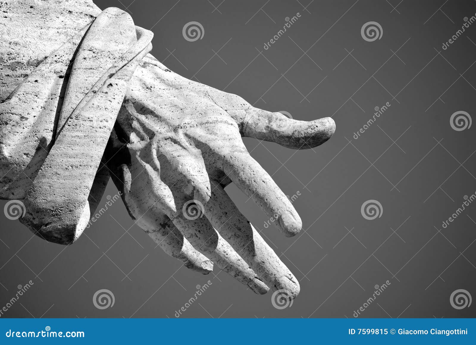 The Hand of the Saints Peter in Rome Stock Image - Image of tunic ...