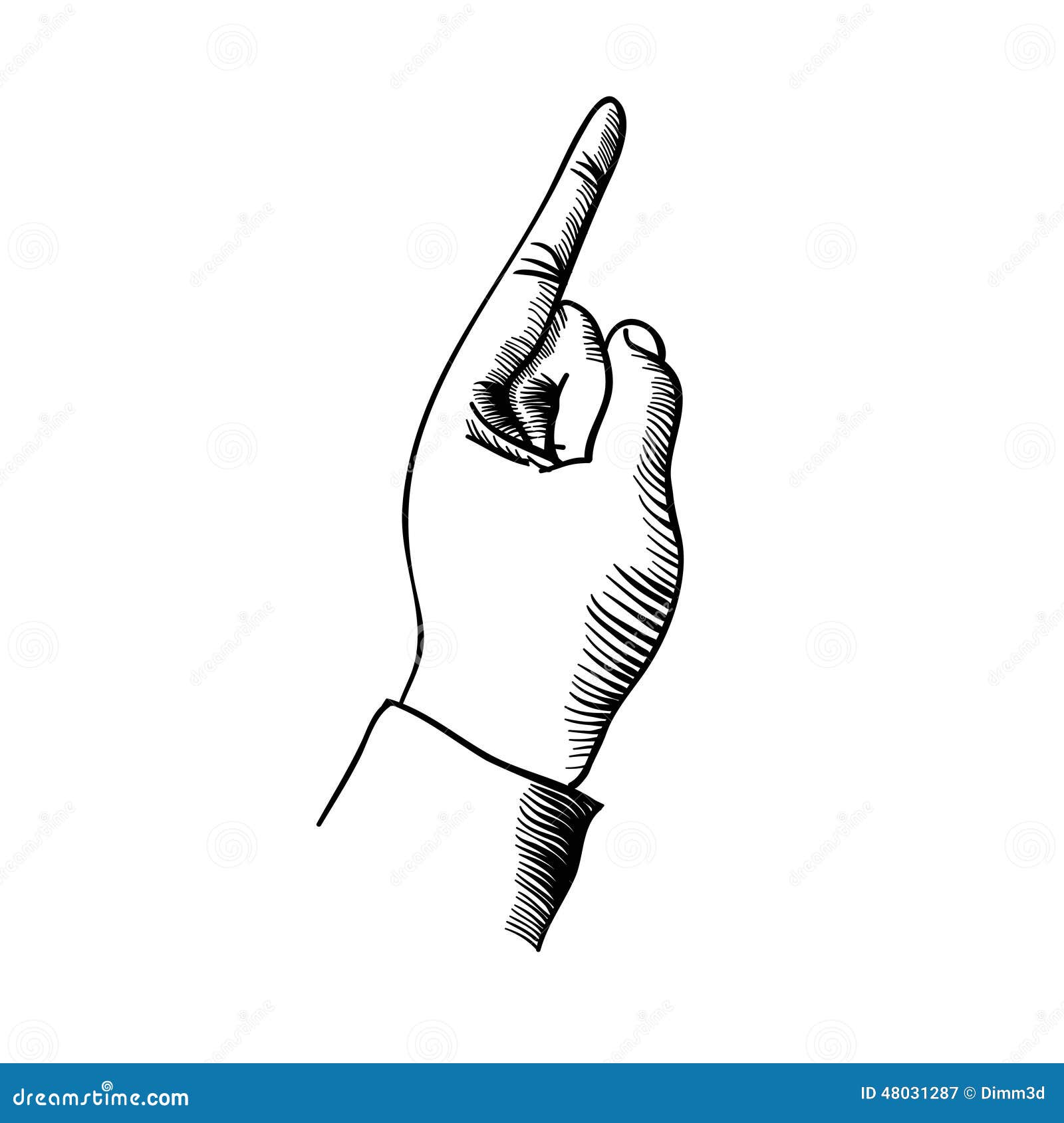 Hand sample stock vector. Illustration of draw, handn - 48031287