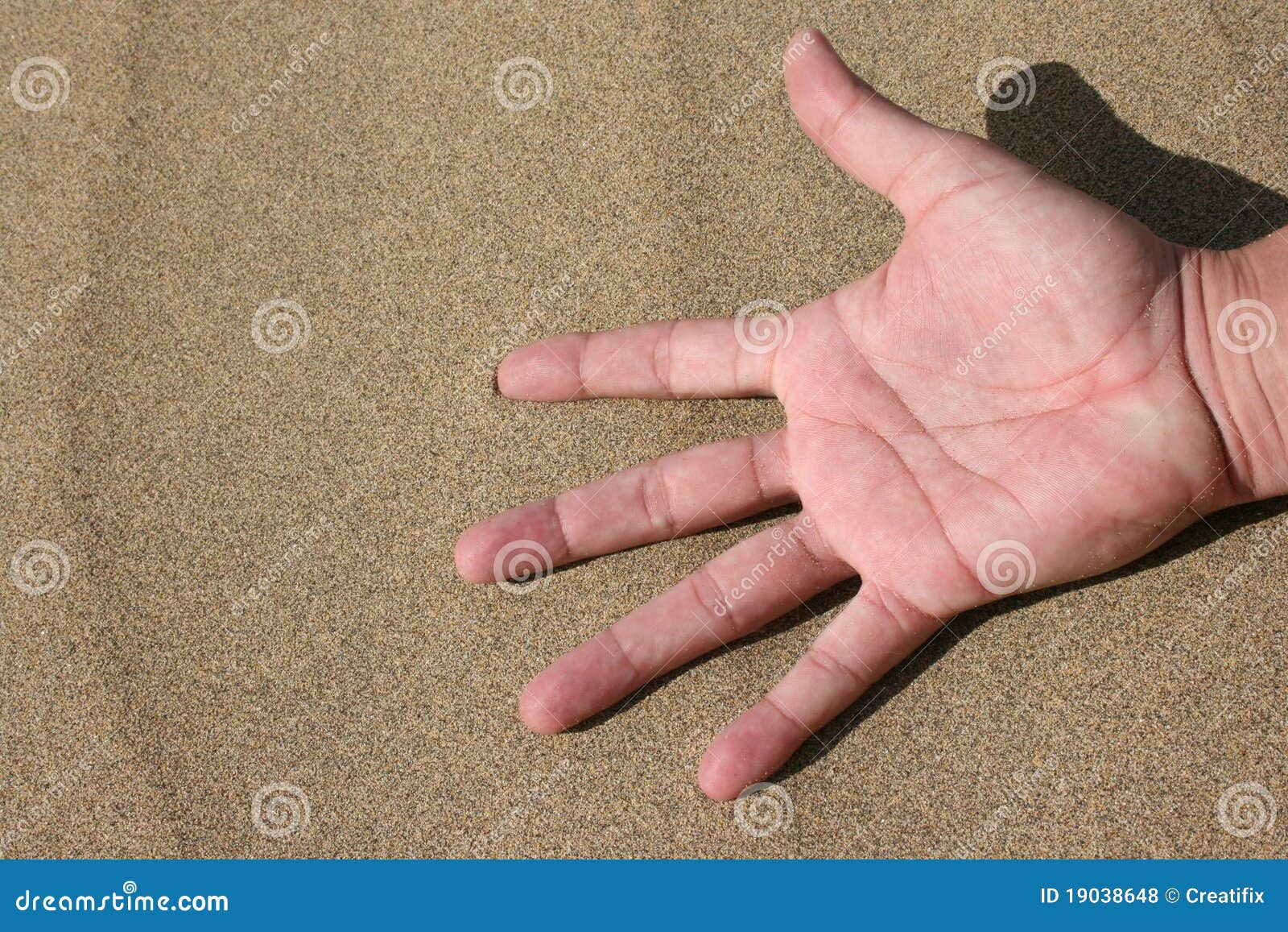 Hand in the Sand stock photo. Image of mans, beautiful - 19038648
