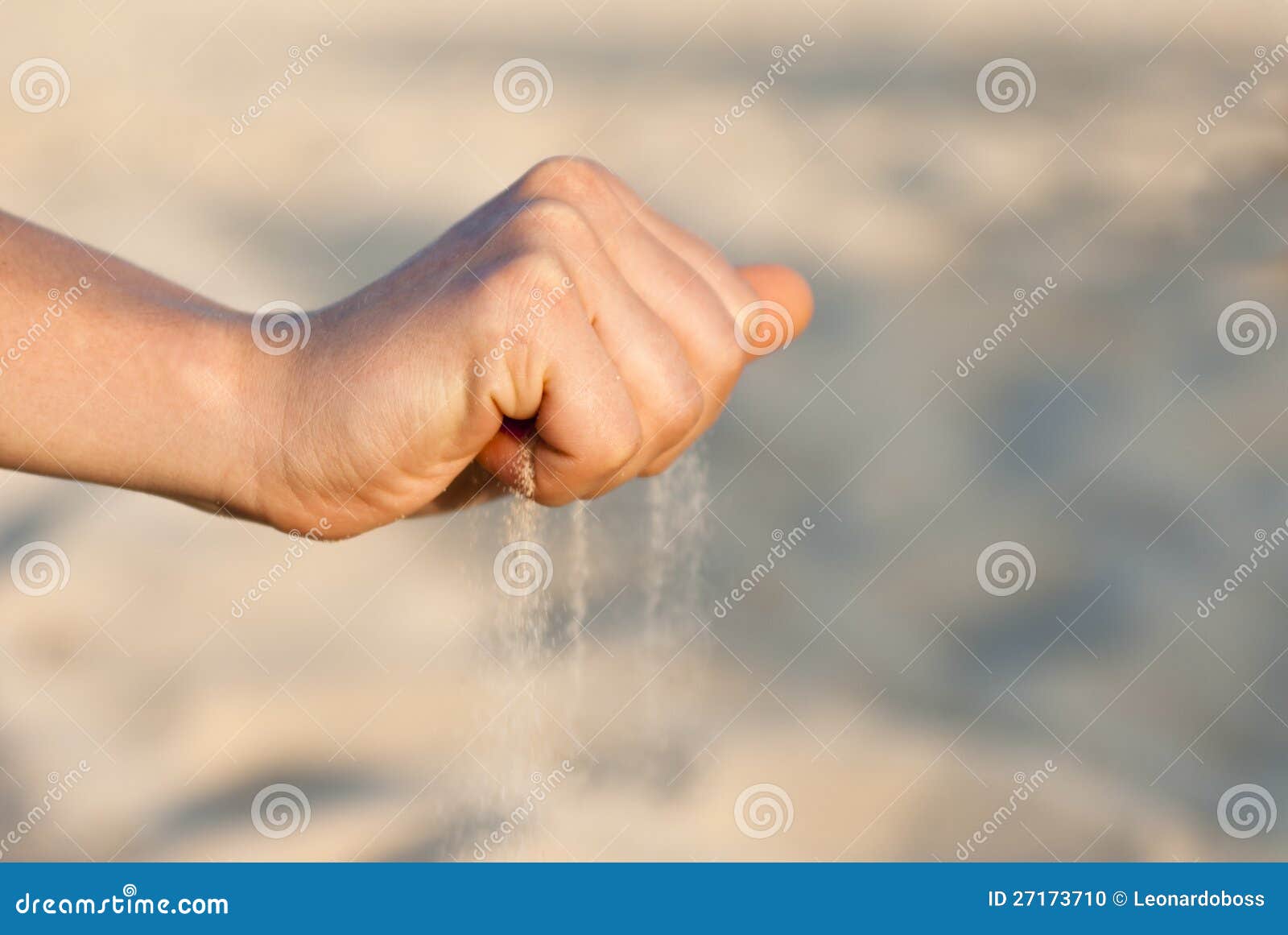 Hand with sand stock photo. Image of concept, hand, horizon - 27173710