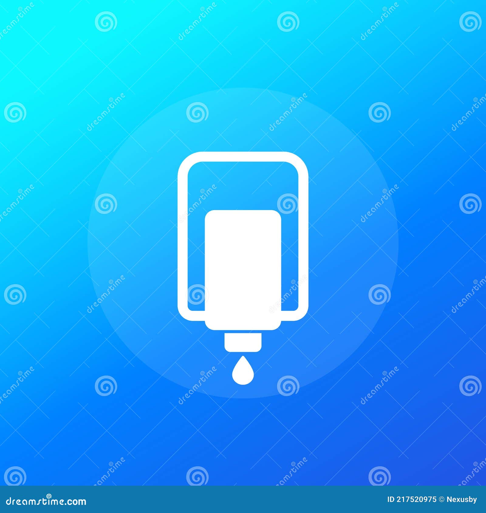 Hand Sanitizer, Automatic Wall Dispenser Icon Stock Vector ...