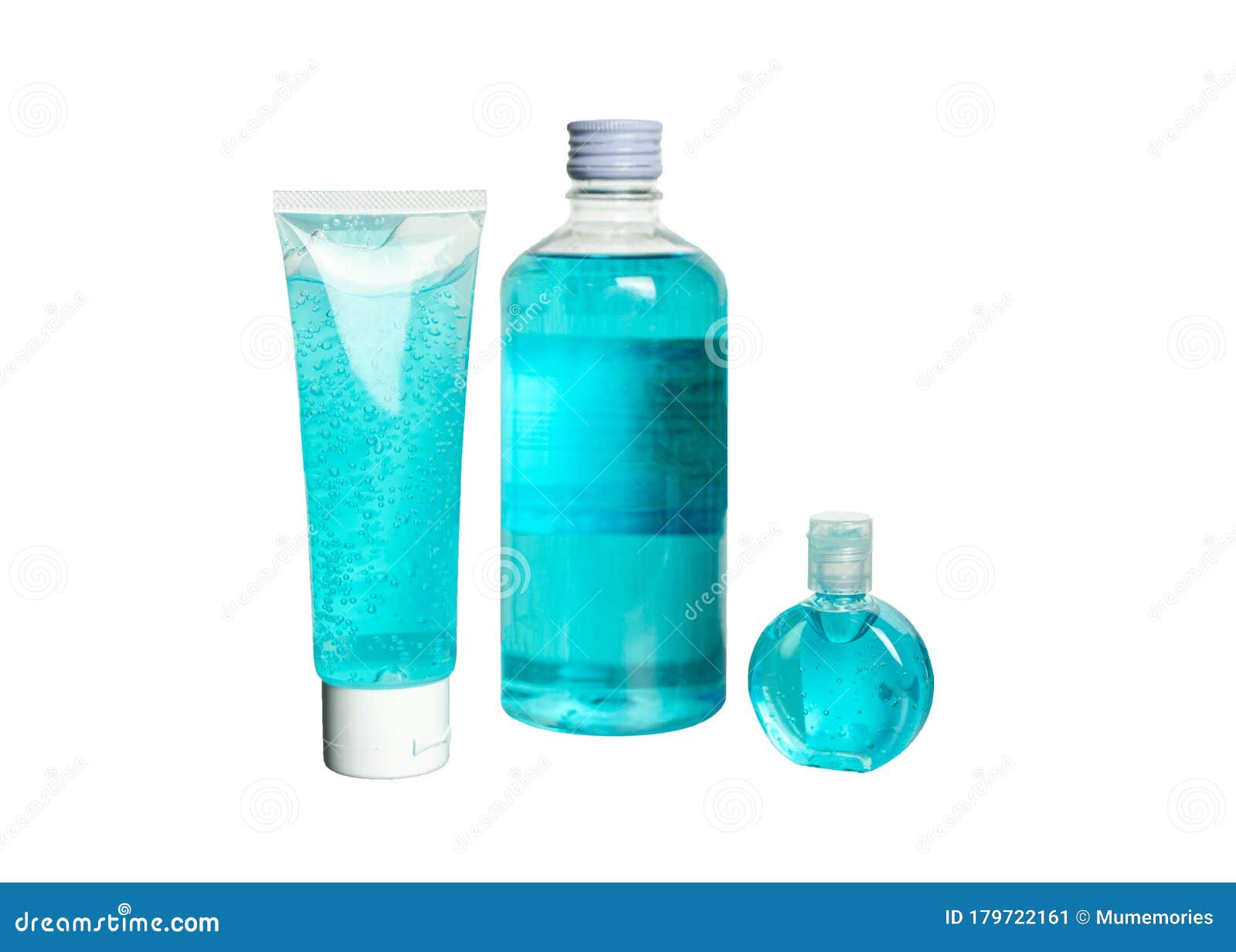 Hand Sanitizer Bottle, Blue Alcohol for Sterilize Virus Stock Image ...