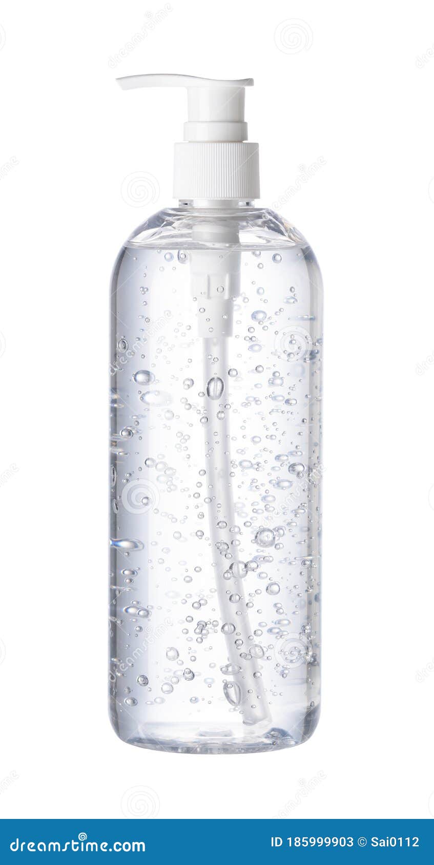 Hand Sanitizer Placed on a White Background Stock Image - Image of ...