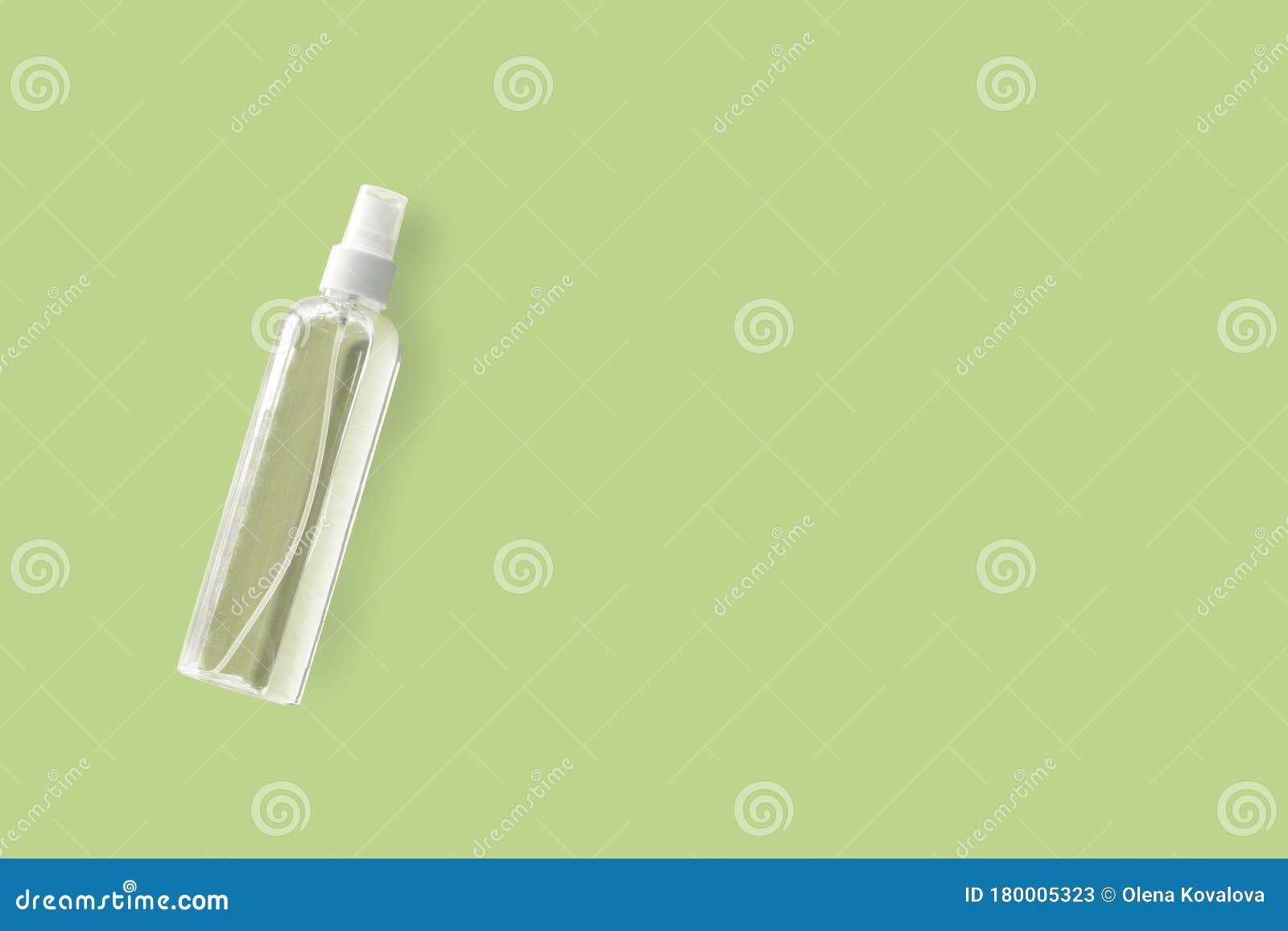 Hand Sanitizer in the Transparent Spray Bottle Stock Image - Image of ...