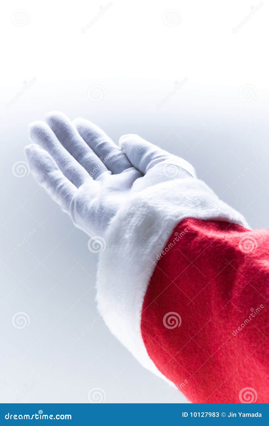 Hand of Santa Claus stock image. Image of palm, claus - 10127983