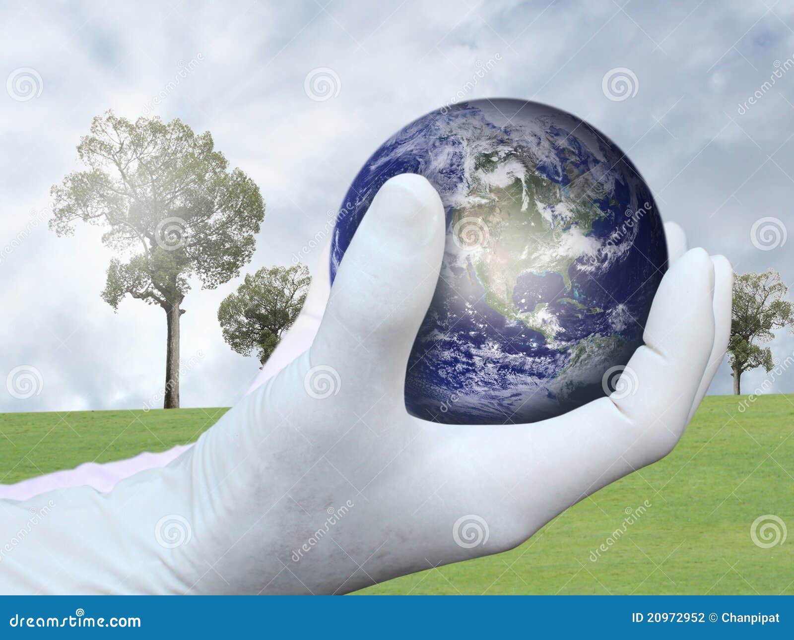Hand save the world stock photo. Image of hold, concept - 20972952