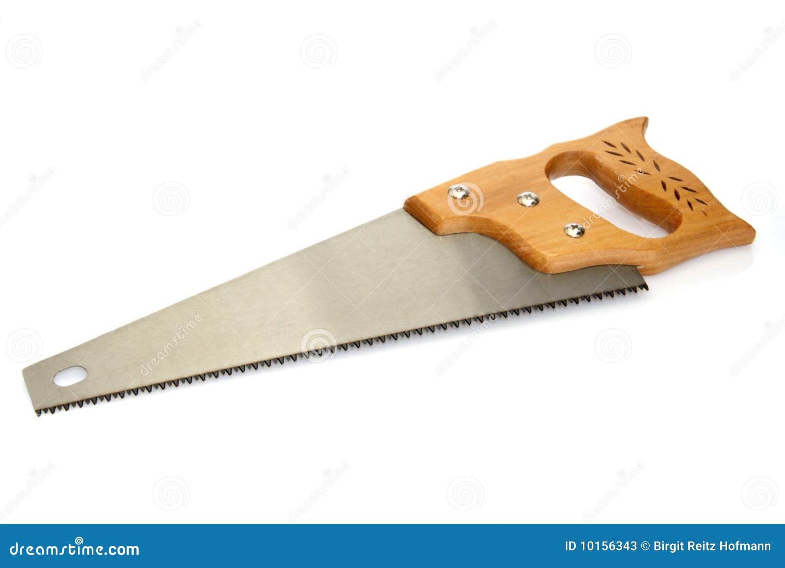 Hand saw stock image. Image of metal, blade, teeth, tool - 10156343