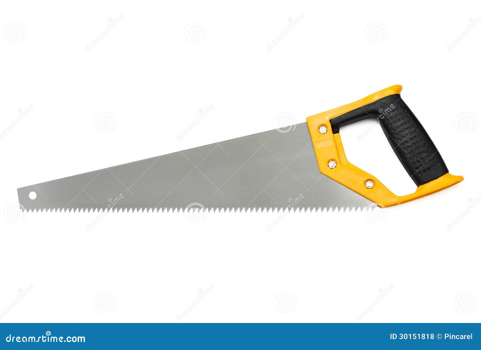 Hand Saw stock photo. Image of workplace, white, blade - 30151818