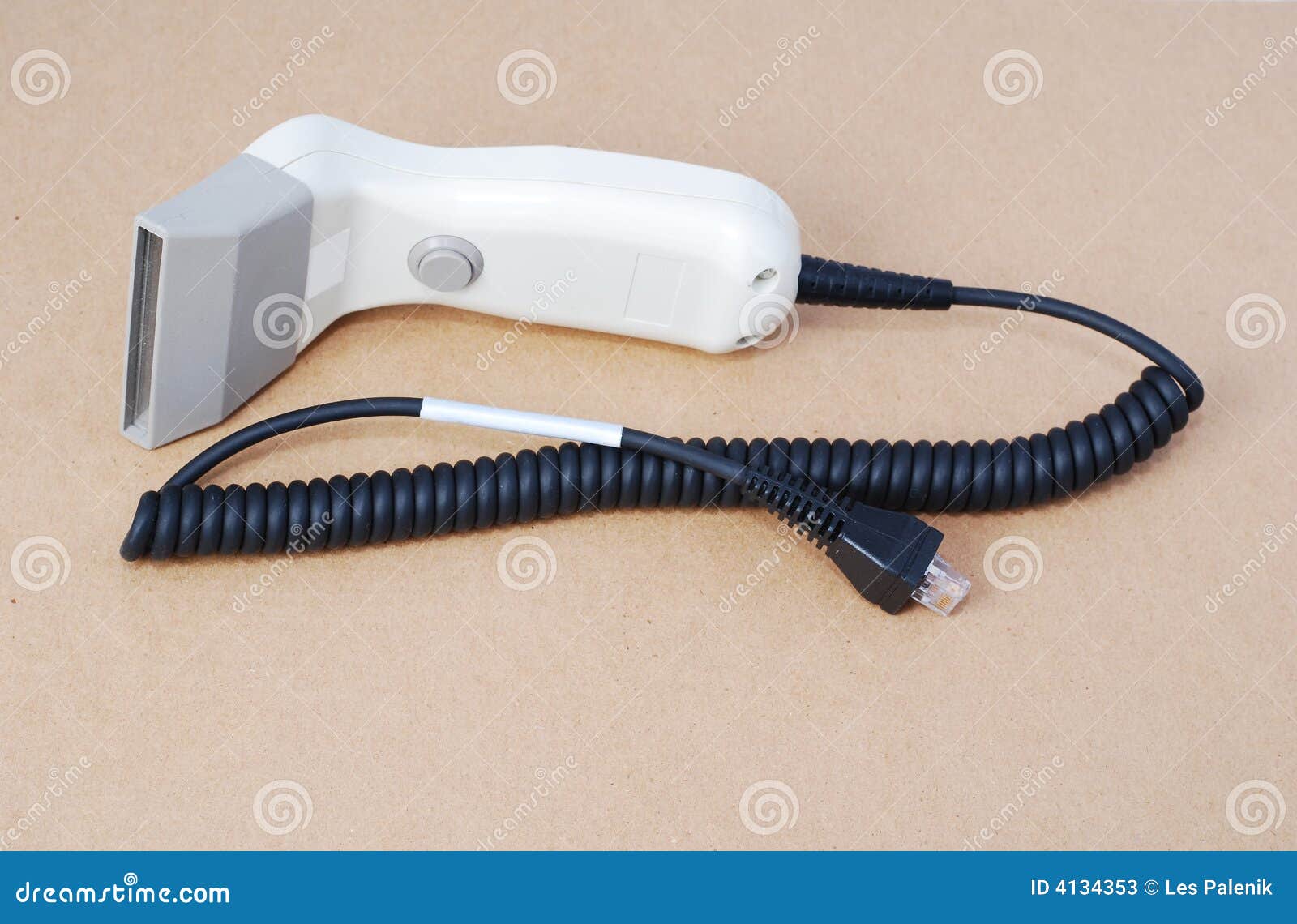 Hand Scanner stock image. Image of cable, inventory, cord - 4134353