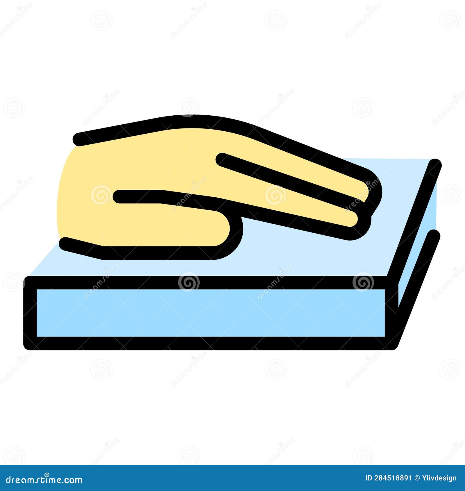Hand Scanner Icon Vector Flat Stock Vector - Illustration of flat, code ...