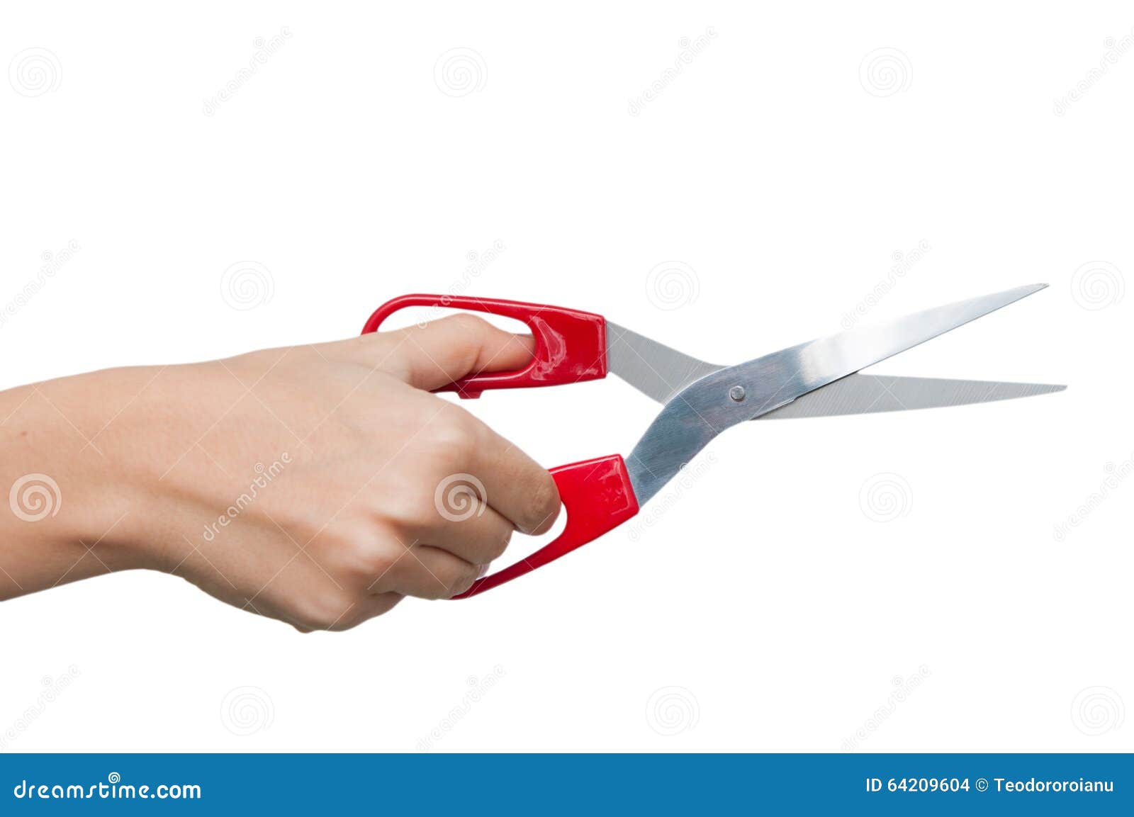 Hand with scissors stock photo. Image of celebration - 64209604